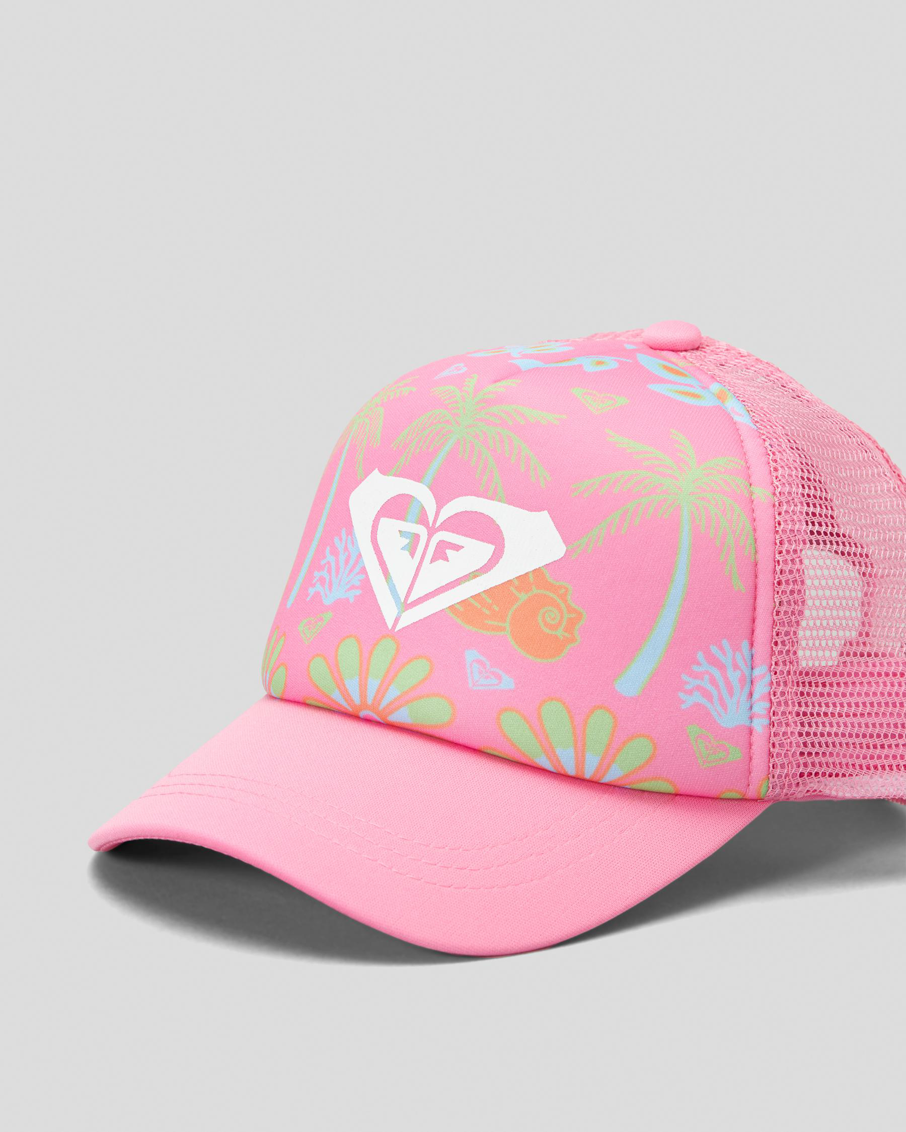 Roxy Girls' Sweet Emotions Trucker Cap In Sachet Pink Beach - FREE ...