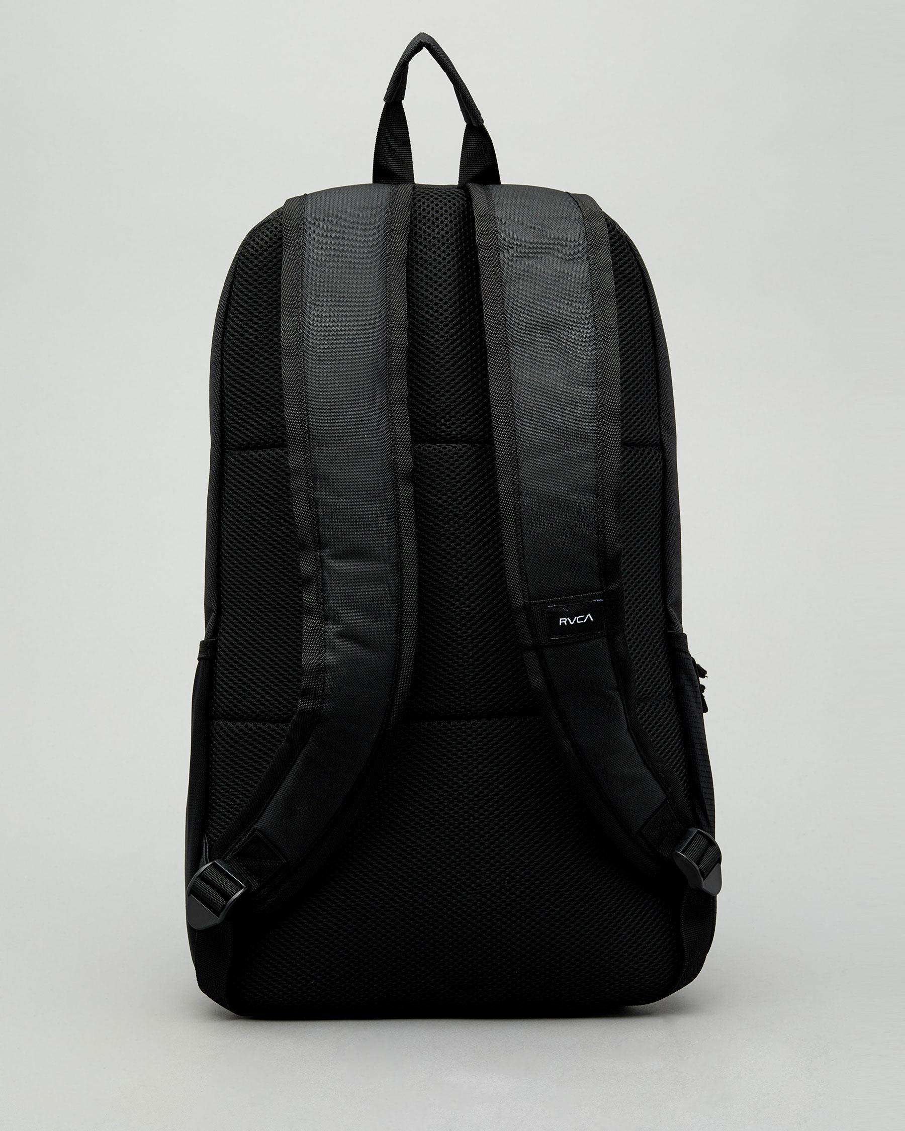 Shop RVCA Estate Deluxe Backpack In Black - Fast Shipping & Easy ...