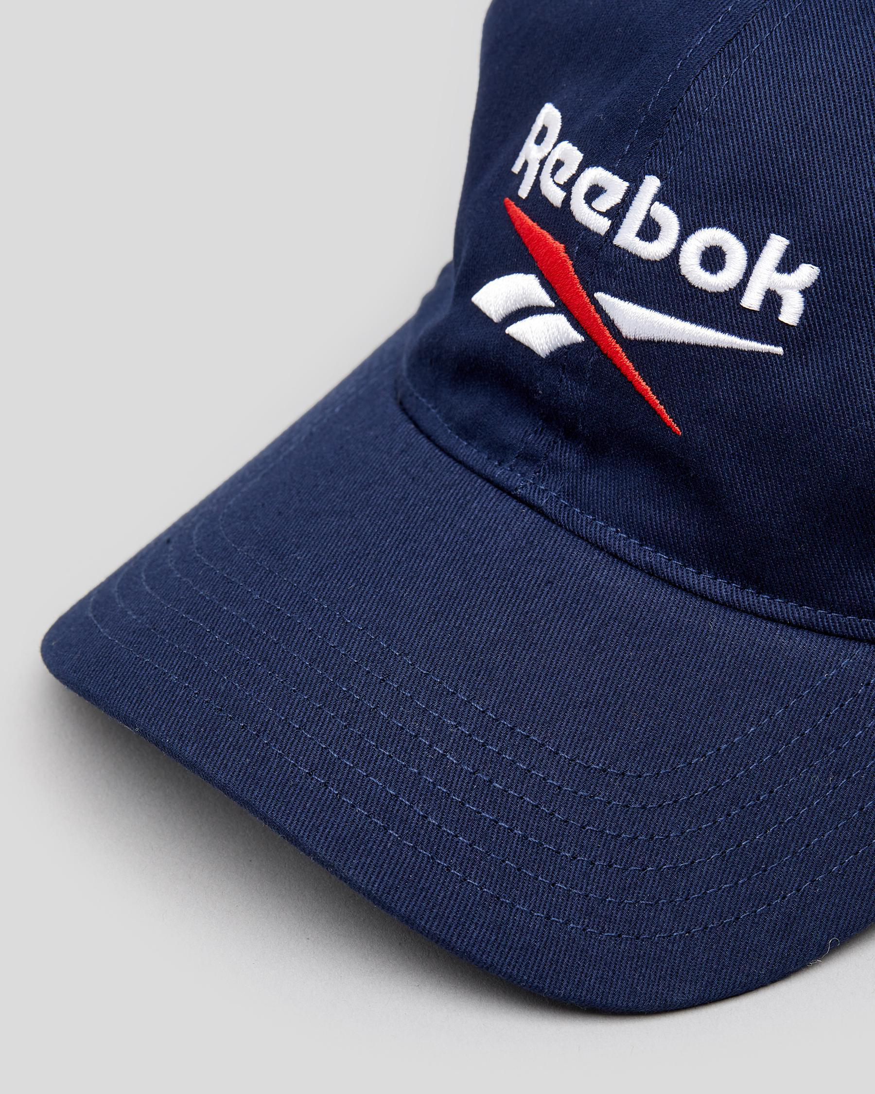 Shop Reebok TF Logo Cap In Vector Navy/ White - Fast Shipping & Easy ...