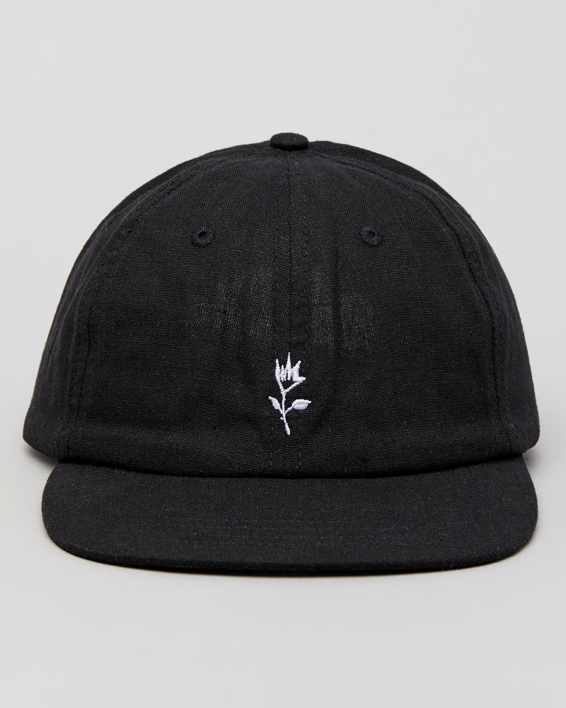 Shop Afends Hemp 6 Panel Cap In Black - Fast Shipping & Easy Returns ...