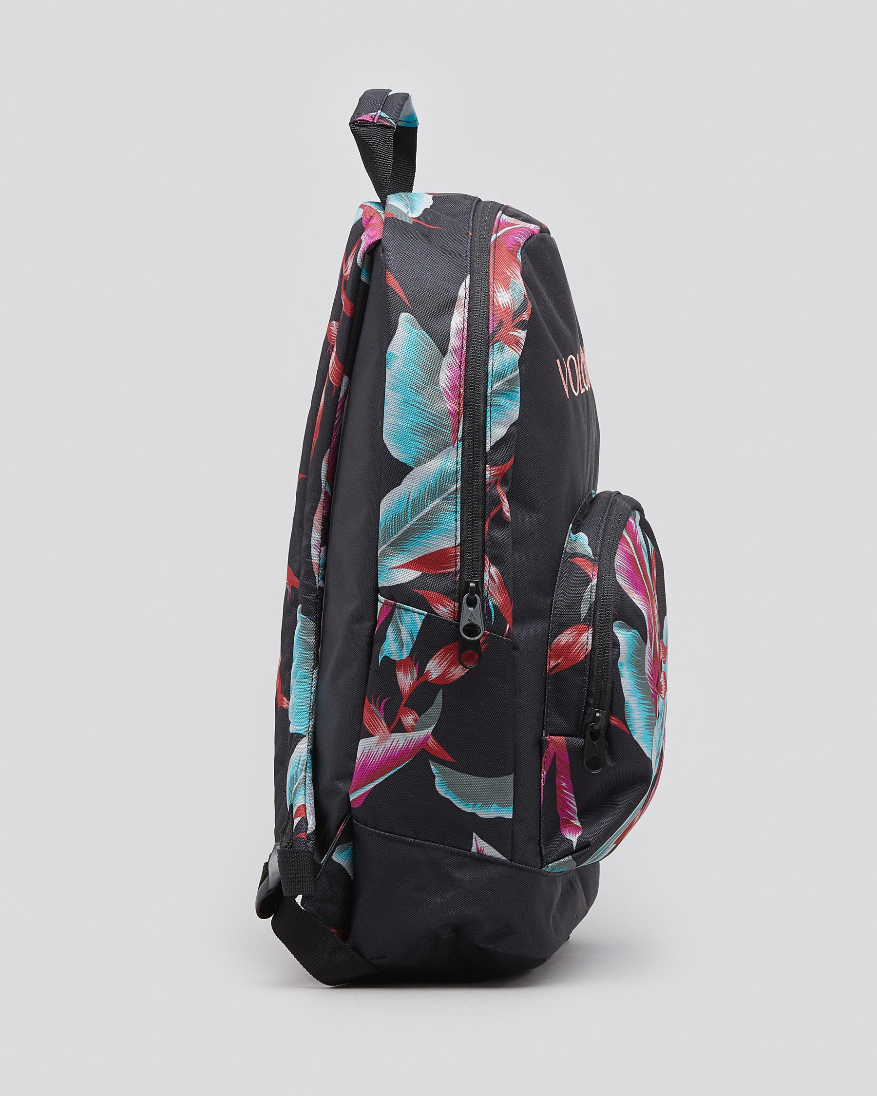 Shop Volcom Patch Attack Retreat Backpack In Black Combo - Fast Shipping & Easy Returns - City ...