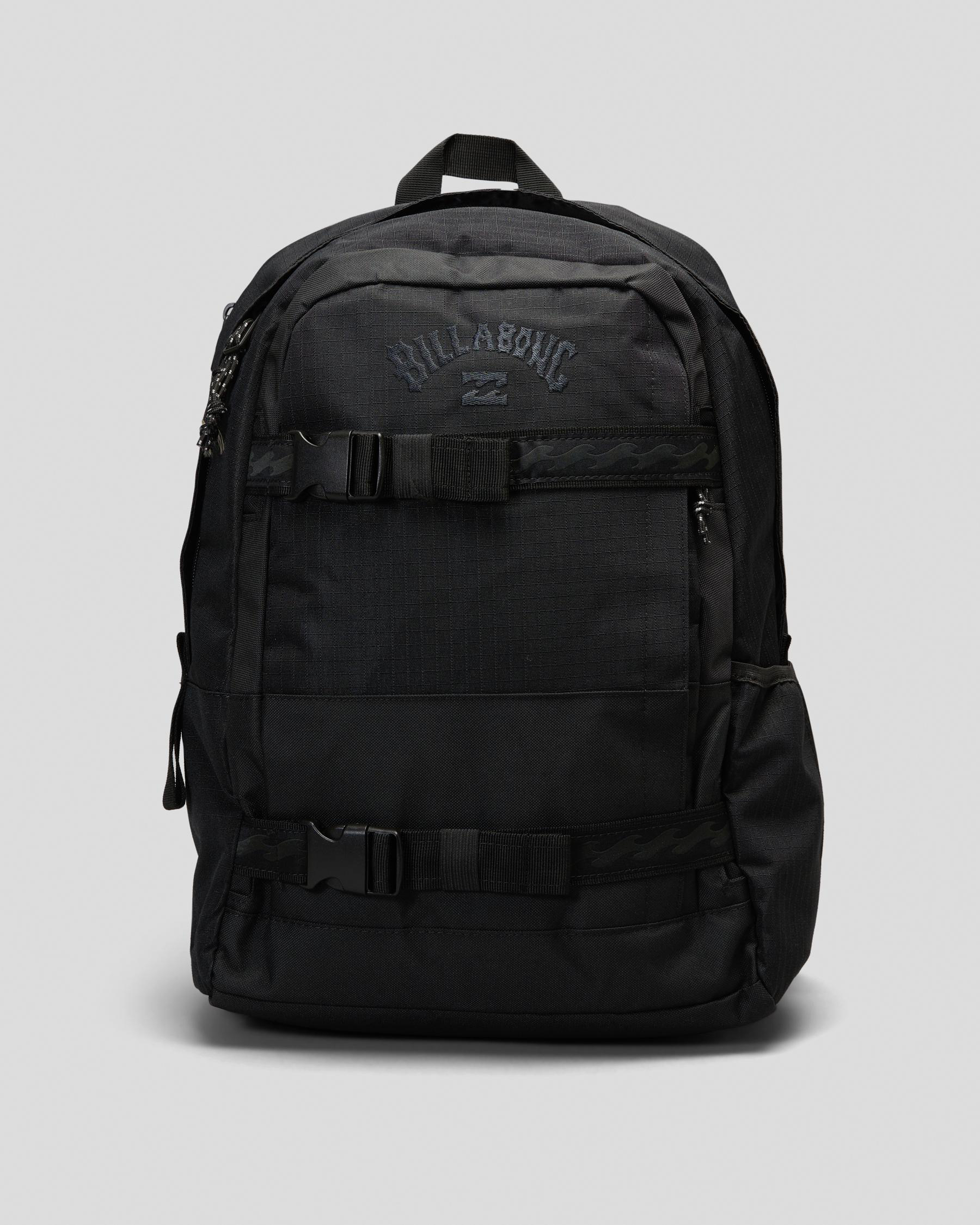 Billabong Command Stash Backpack In Black - Fast Shipping & Easy ...
