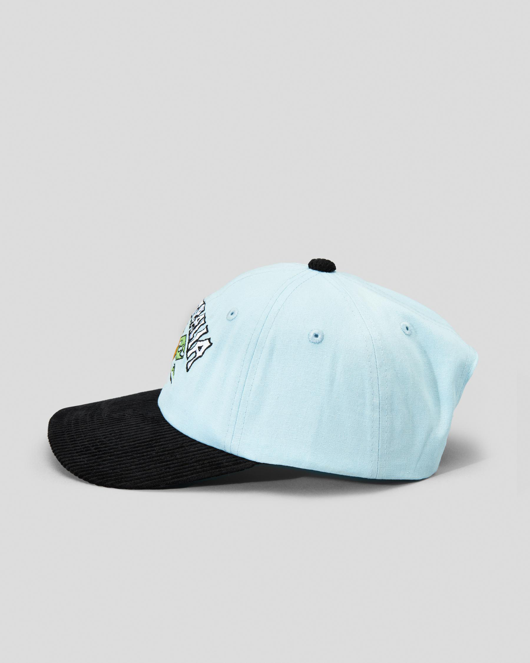 Shop Billabong Kanga Snapback Cap In Powder Blue - Fast Shipping & Easy ...