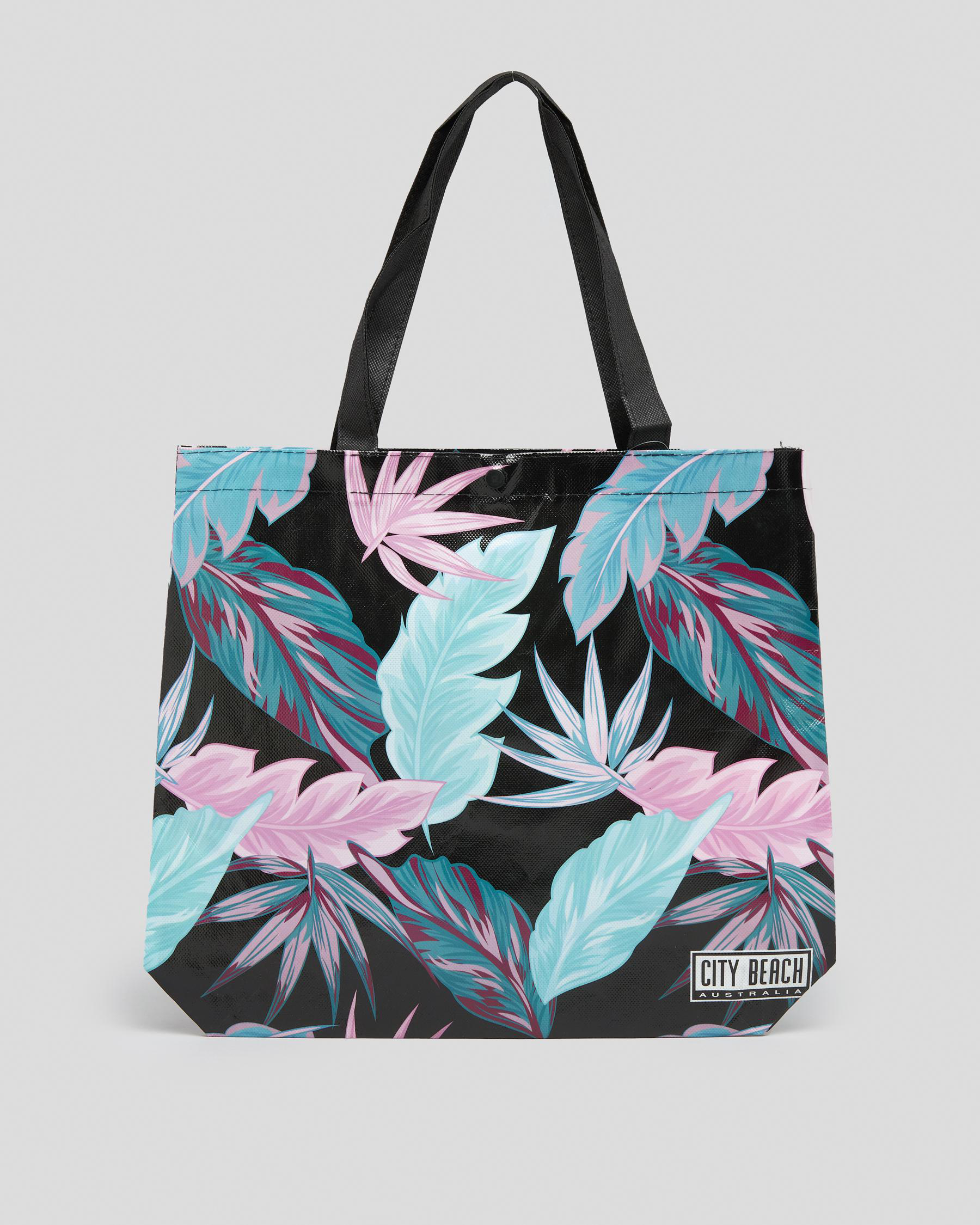 Shop Mooloola Jasmine Eco Bag In Black/blue - Fast Shipping & Easy ...