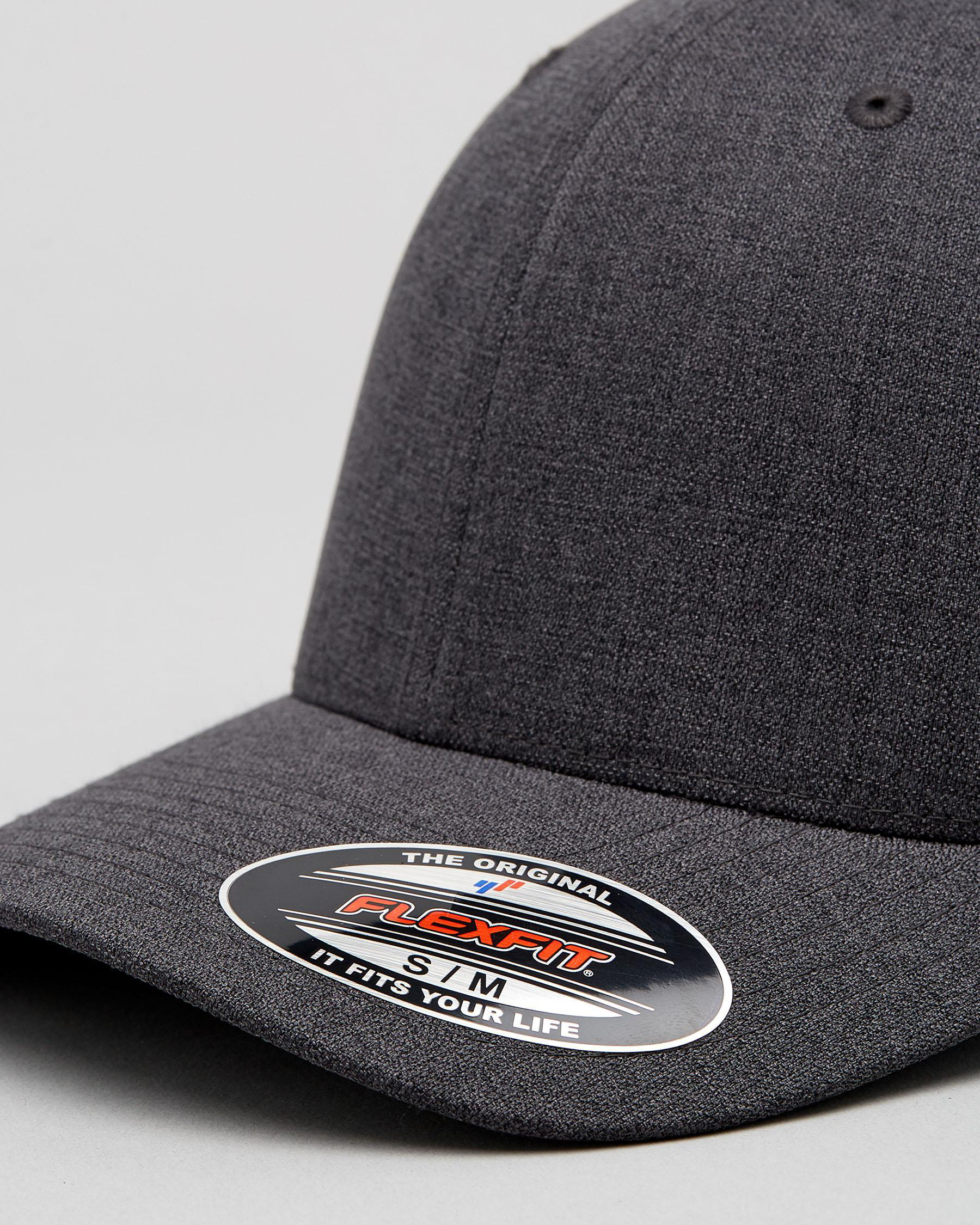 Shop Flexfit Worn By The World Cap In Heather Charcoal - Fast Shipping ...