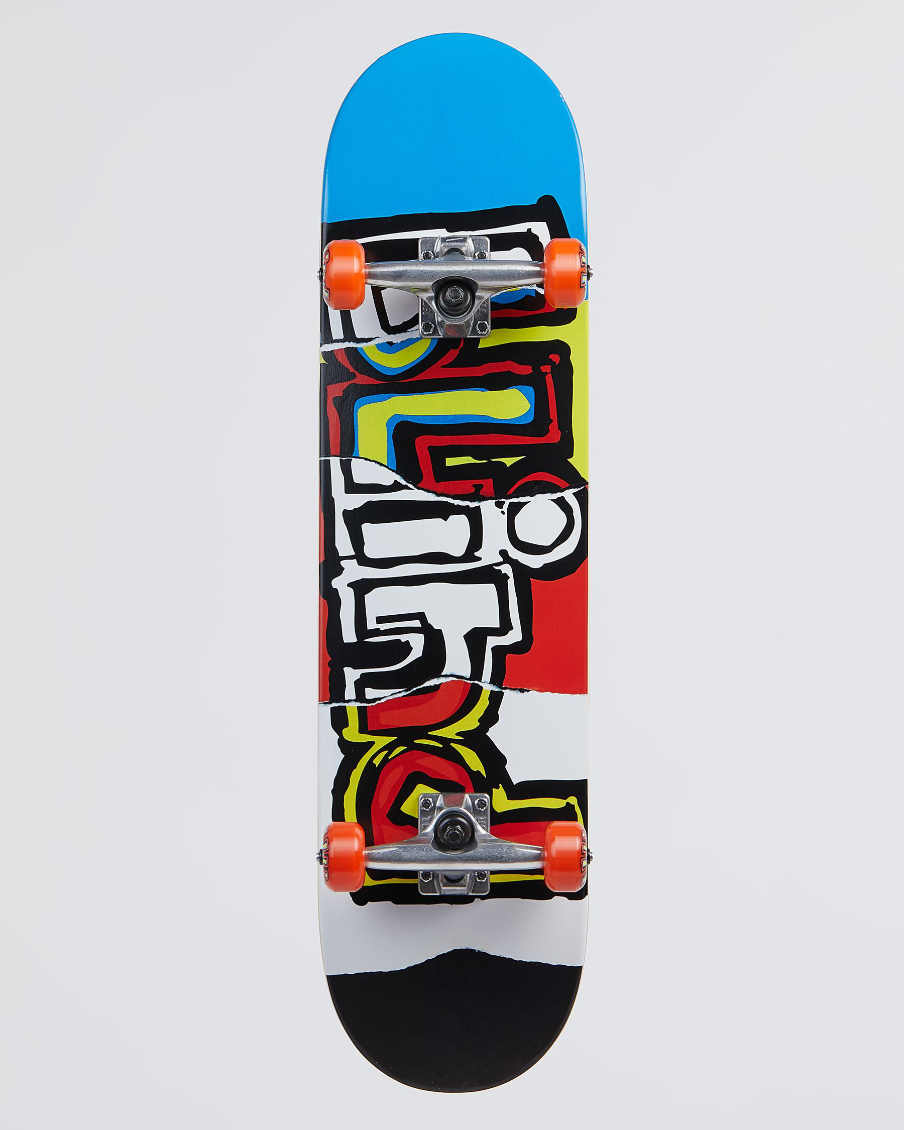 Shop Blind OG Ripped 8.0" Complete Skateboard In Multi - Fast Shipping ...
