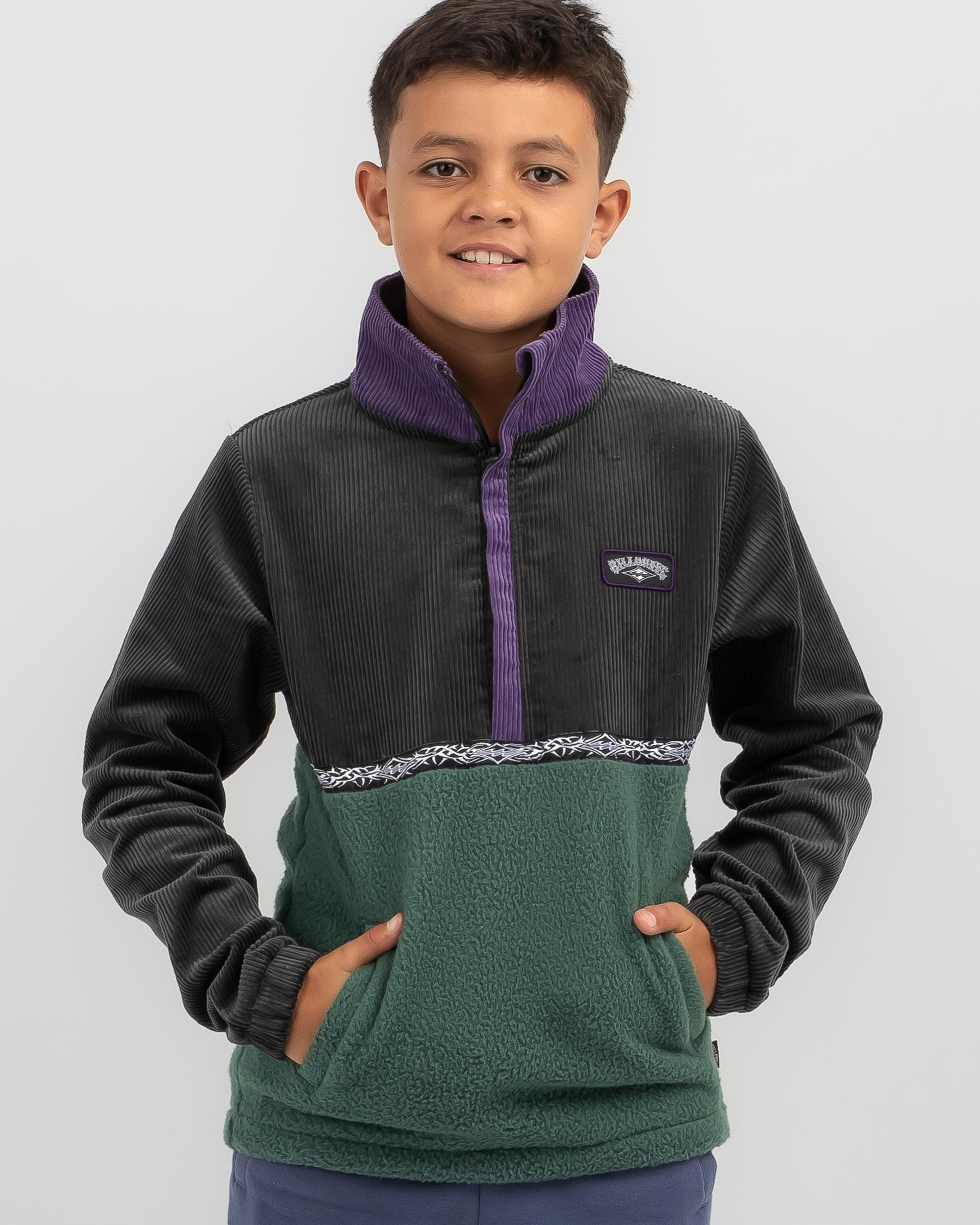 Shop Billabong Boys' Space Lobster Jacket In Seaweed - Fast Shipping ...