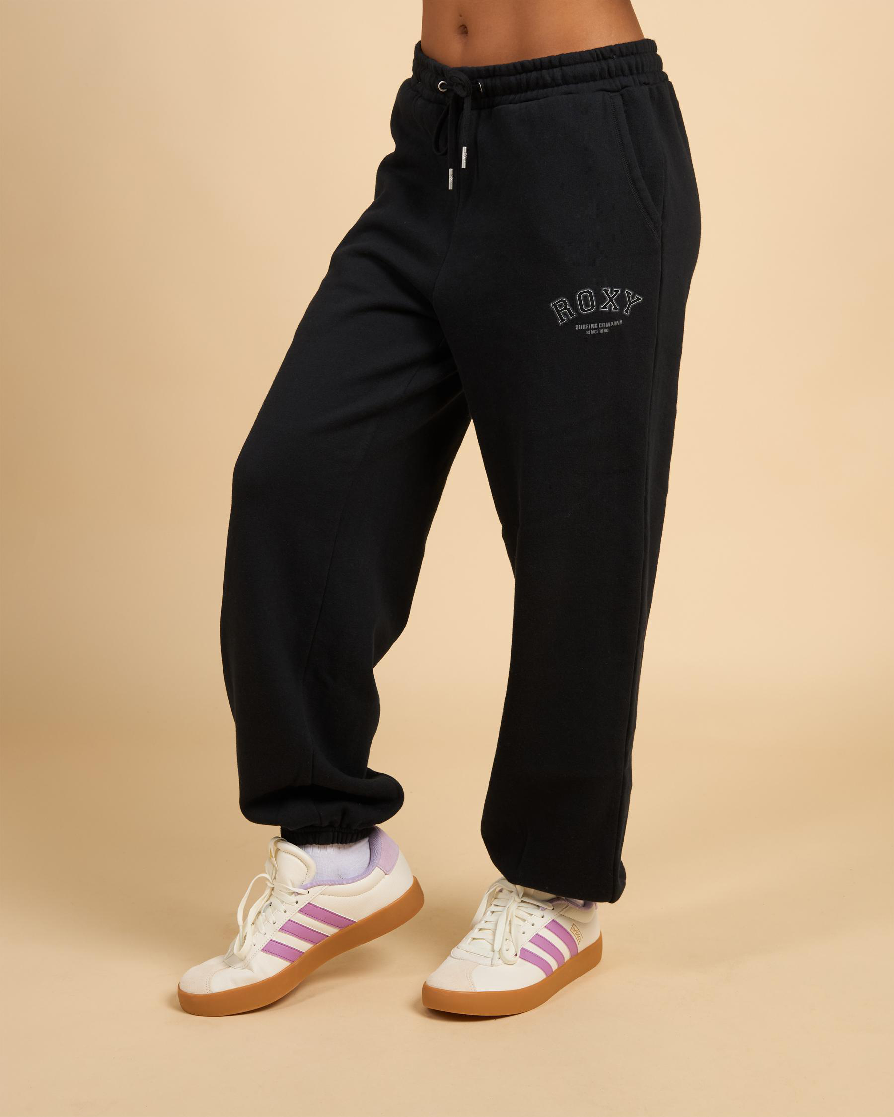 Shop Roxy Dreamy Days Track Pants In Black - Fast Shipping & Easy ...