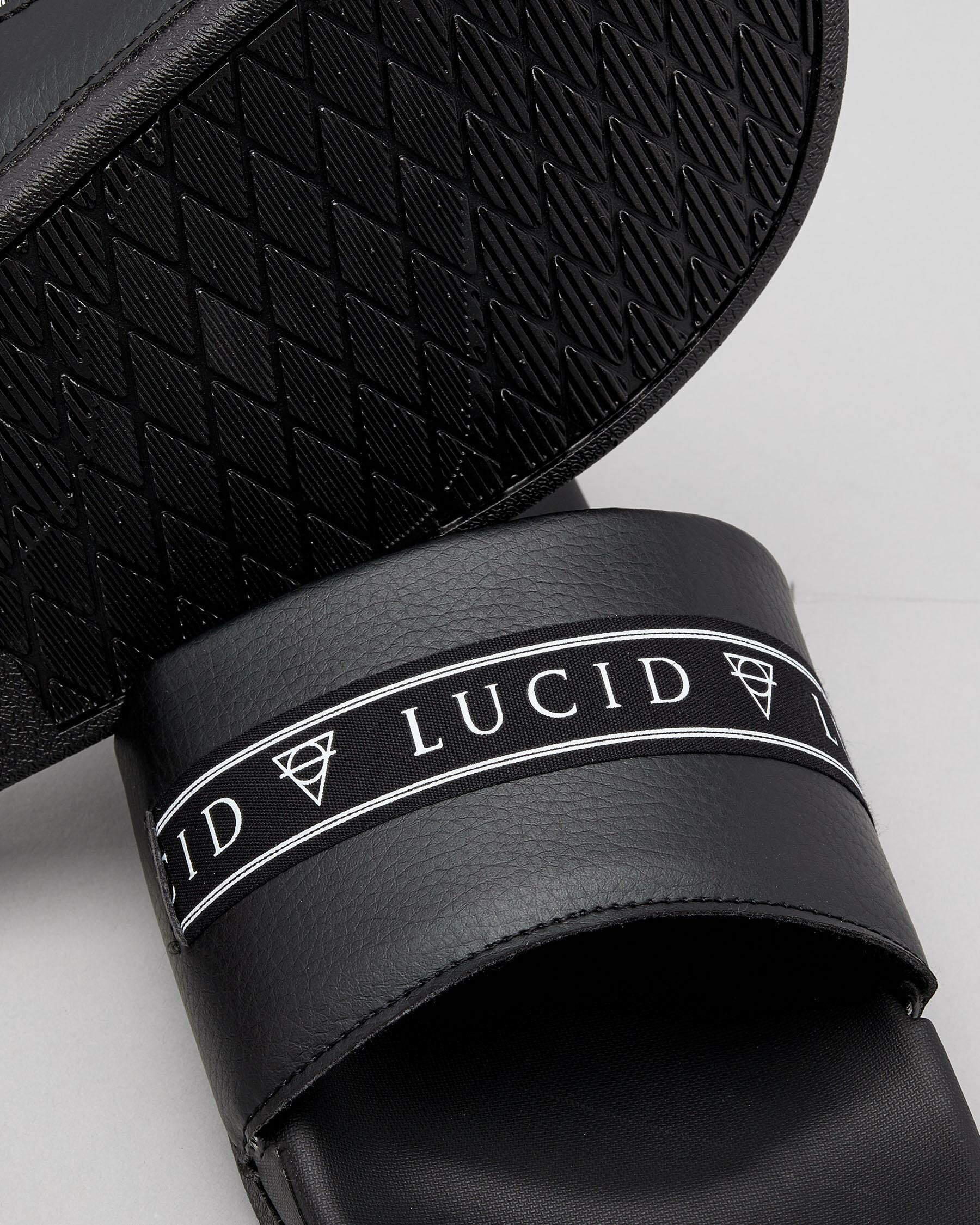 Shop Lucid Navigator Slides In Black - Fast Shipping & Easy Returns ...