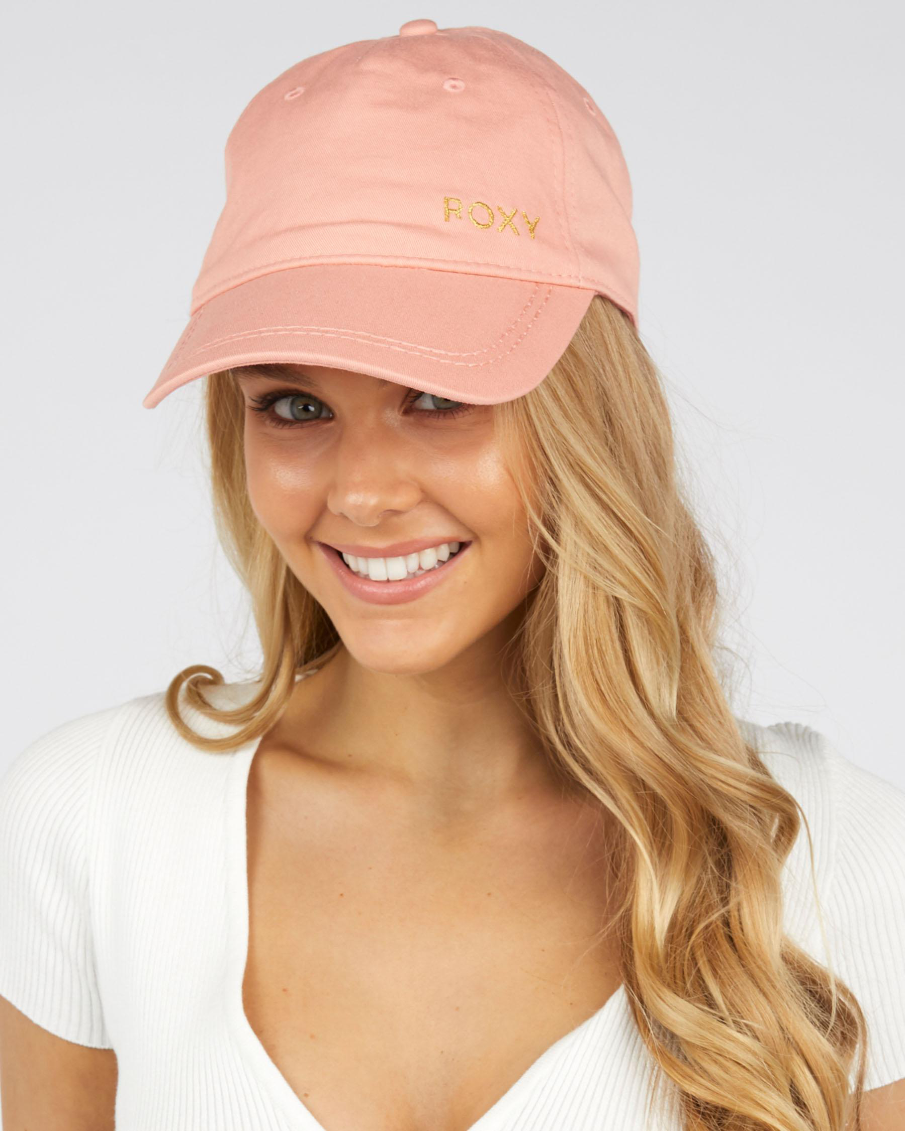 Shop Roxy Blancas Cap In Canyon Clay - Fast Shipping & Easy Returns ...