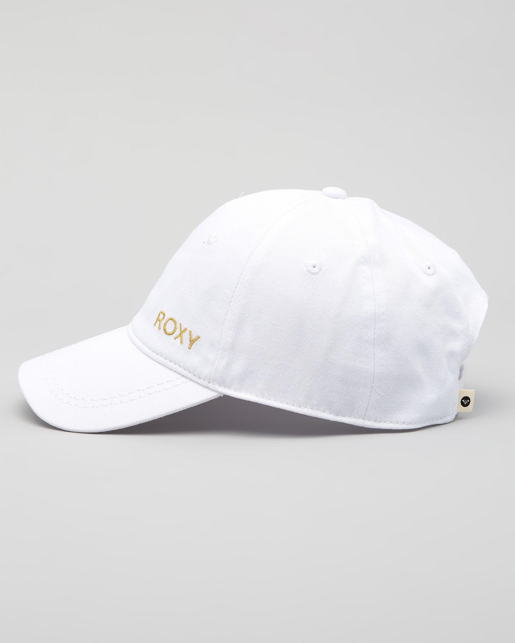 Shop Roxy Blancas Cap In Bright White - Fast Shipping & Easy Returns ...