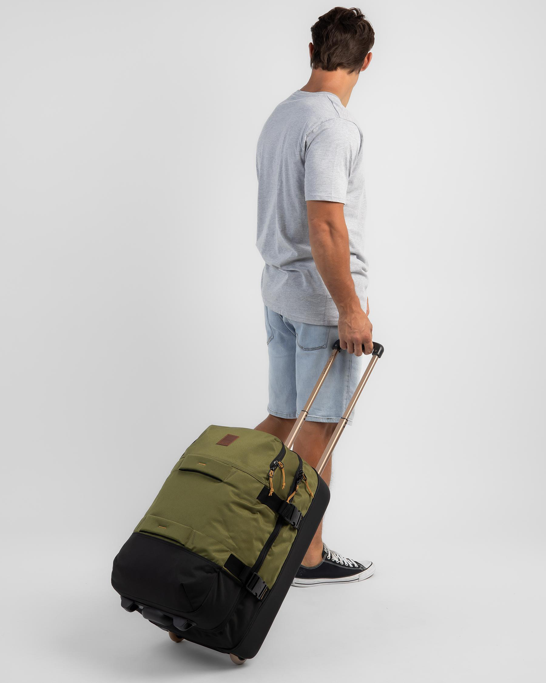 Shop Rip Curl F-Light Transit 50L Overland In Olive - Fast Shipping ...