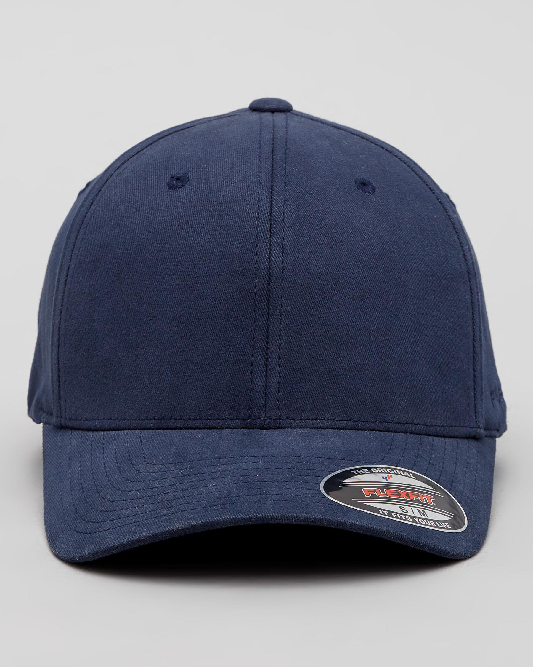 Shop Flexfit Basics Cap In Navy - Fast Shipping & Easy Returns - City ...