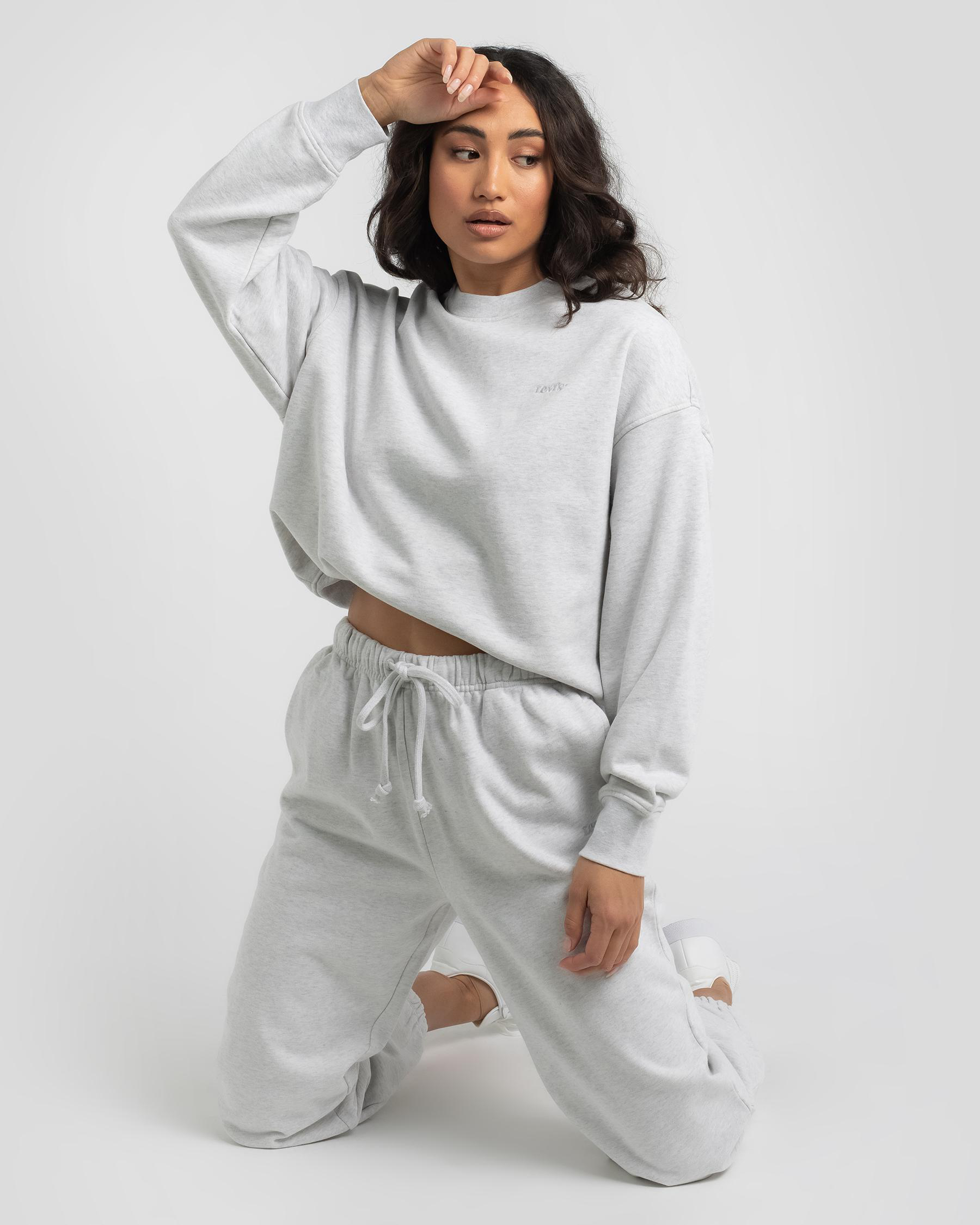 Shop Levi's WFH Sweatshirt In Orbit Heather Grey - Fast Shipping & Easy ...