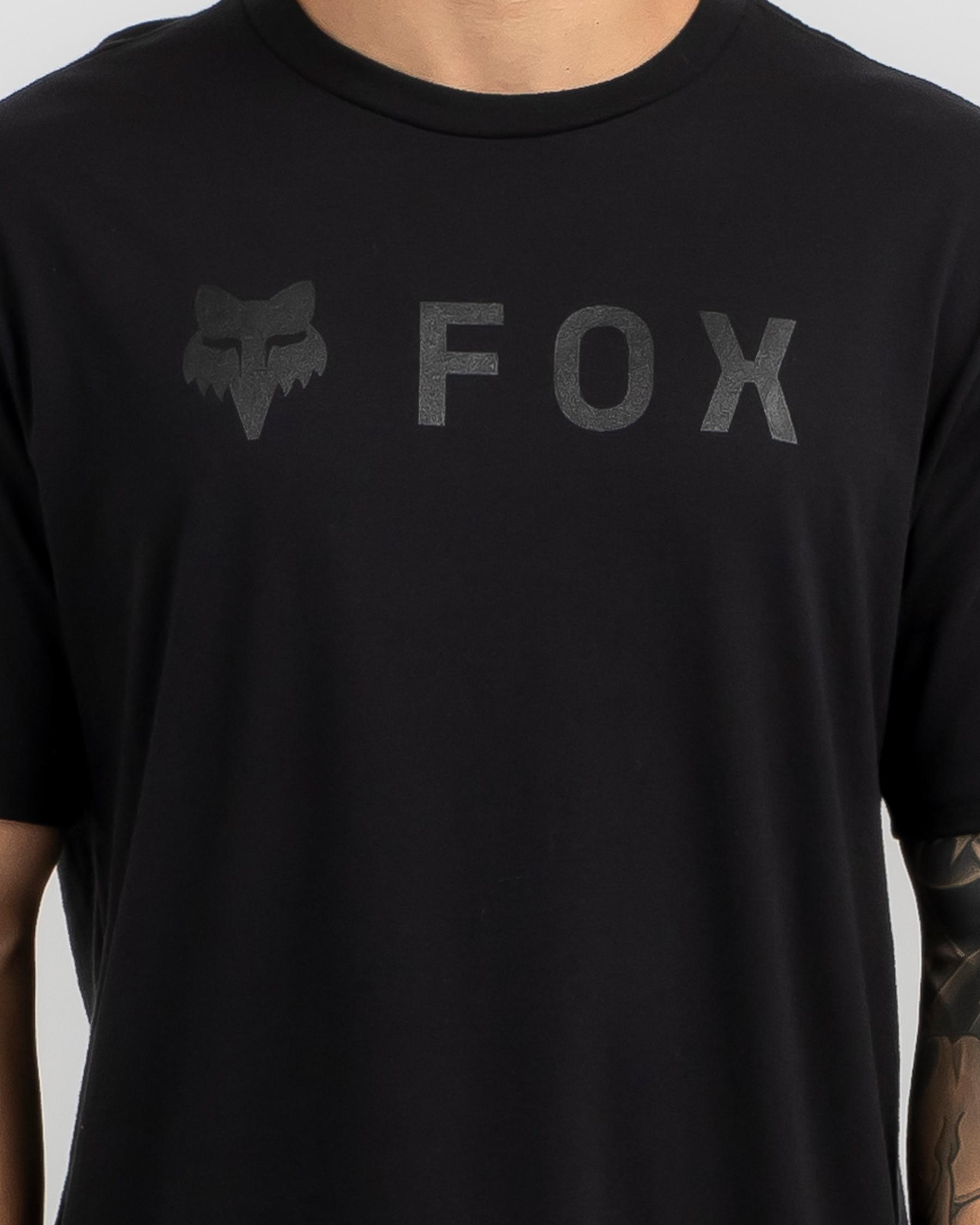 Shop Fox Absolute Premium T-Shirt In Black/black - Fast Shipping & Easy ...