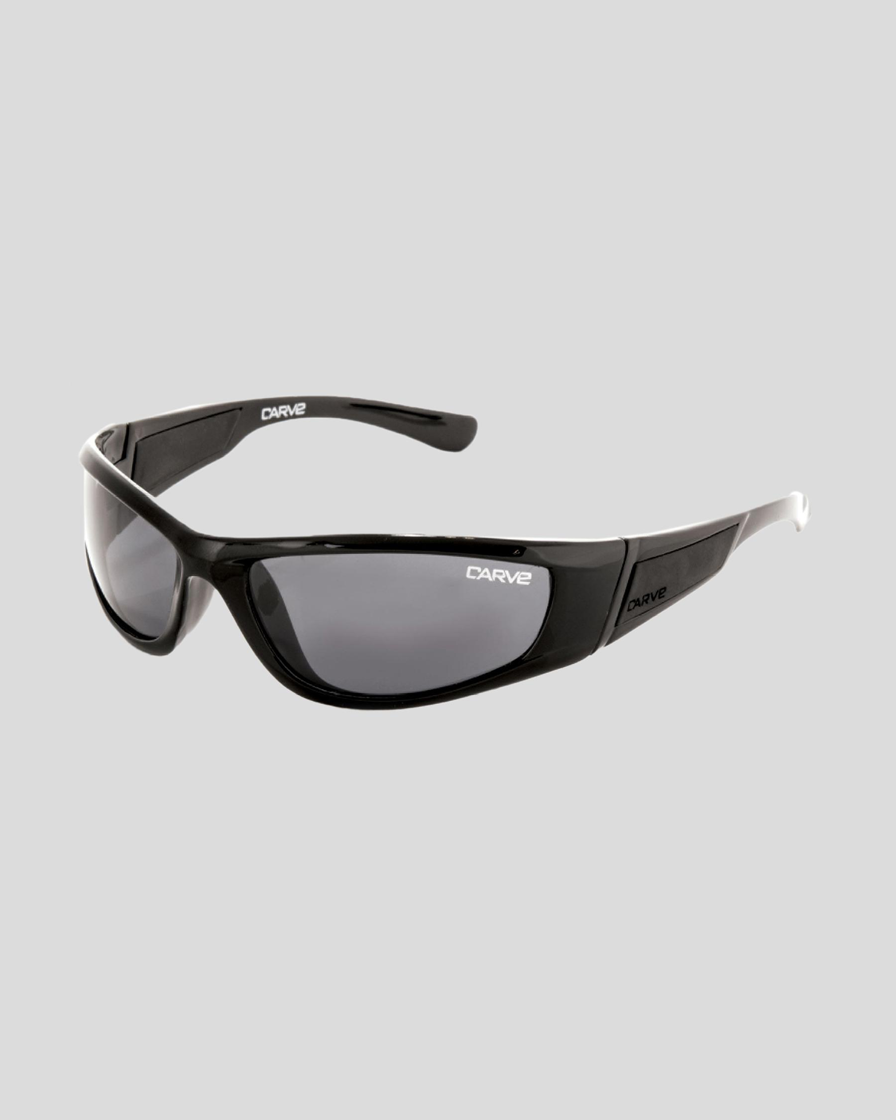 Shop Carve Cyclone Polarized Sunglasses In Black - Fast Shipping & Easy ...