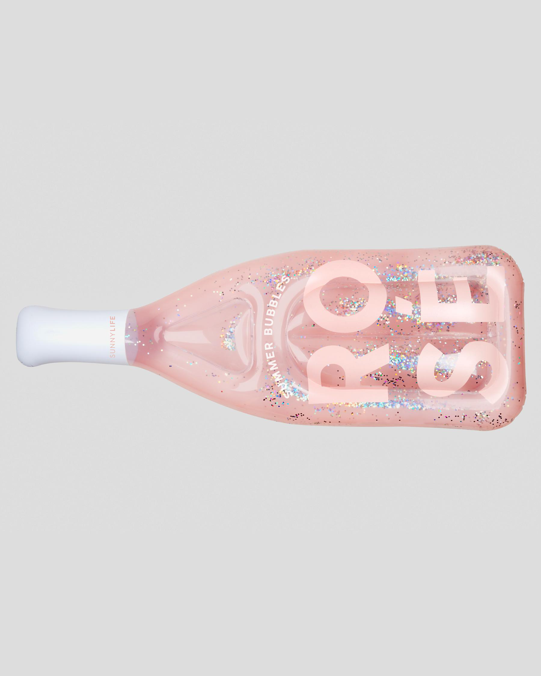 Sunnylife Rose Bottle Lie on Inflatable Lilo In Pink - FREE* Shipping ...