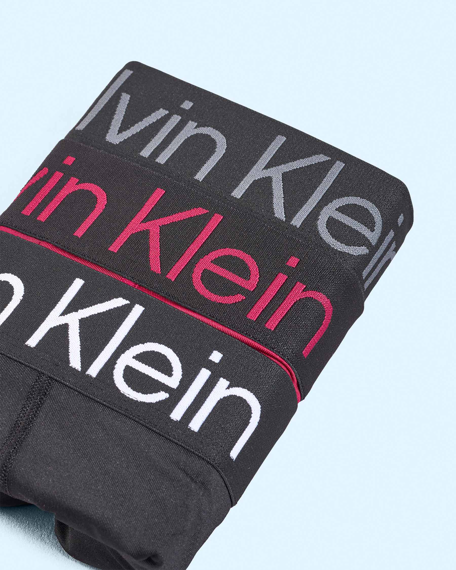 Calvin Klein Bold Logo Low Rise Trunk 3 Pack In Turbulence/beet Red ...