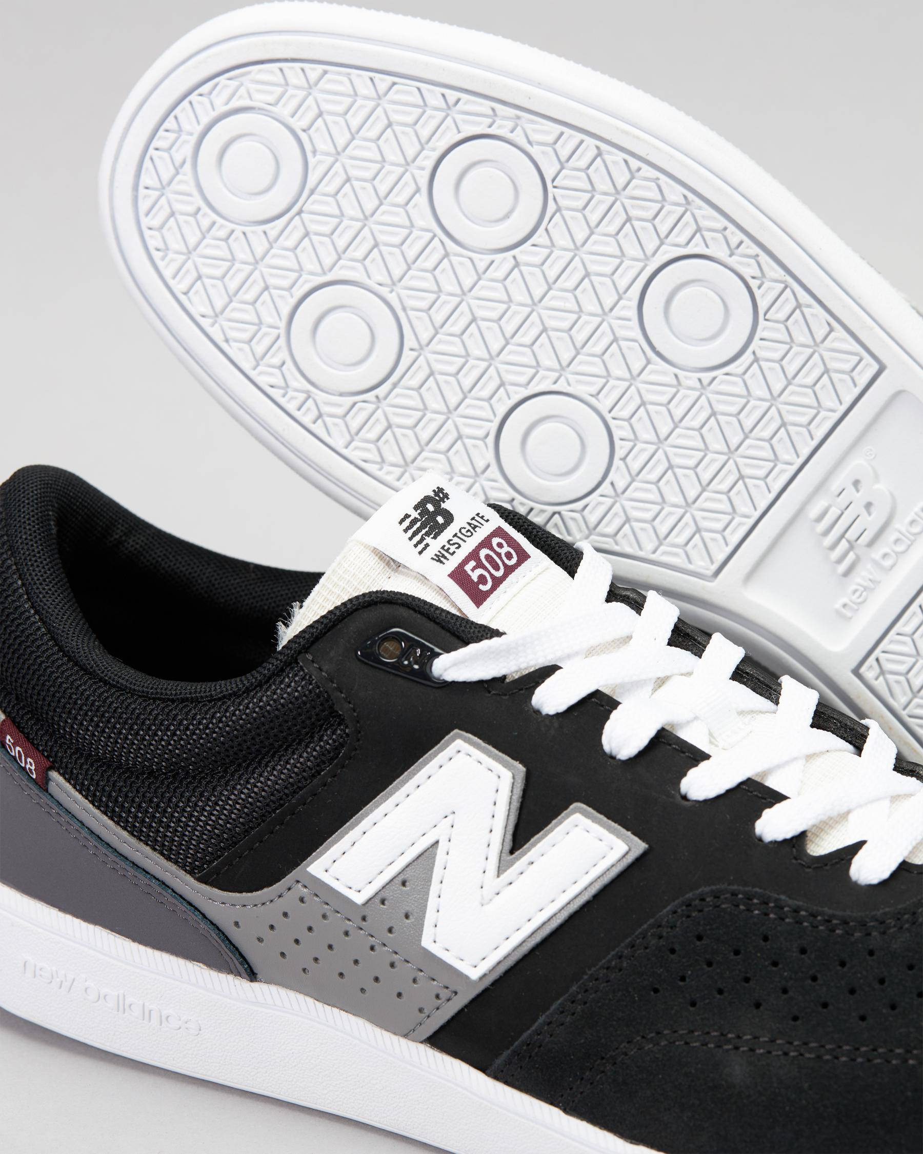 Shop New Balance Nb 508 Shoes In Black/white - Fast Shipping & Easy ...