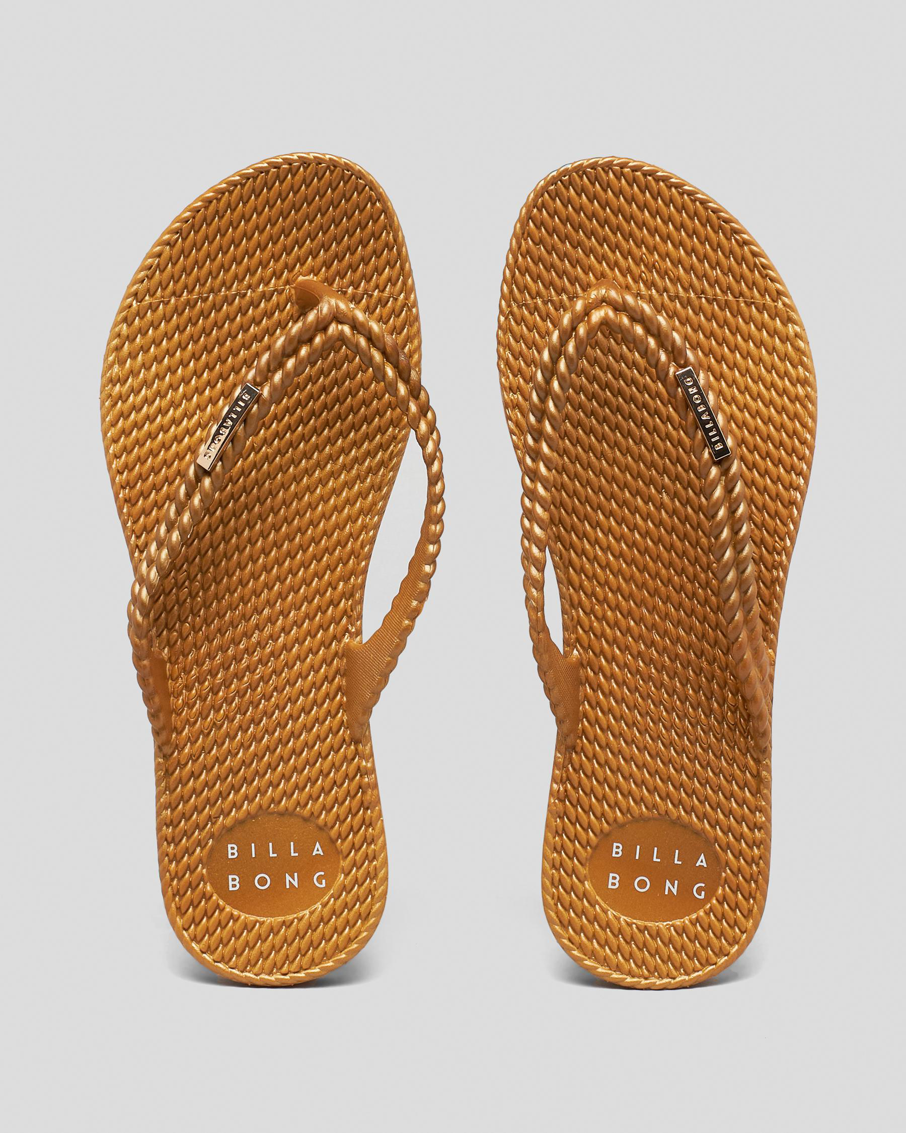 Shop Billabong Kick Back Thongs In Cinnamon - Fast Shipping & Easy ...