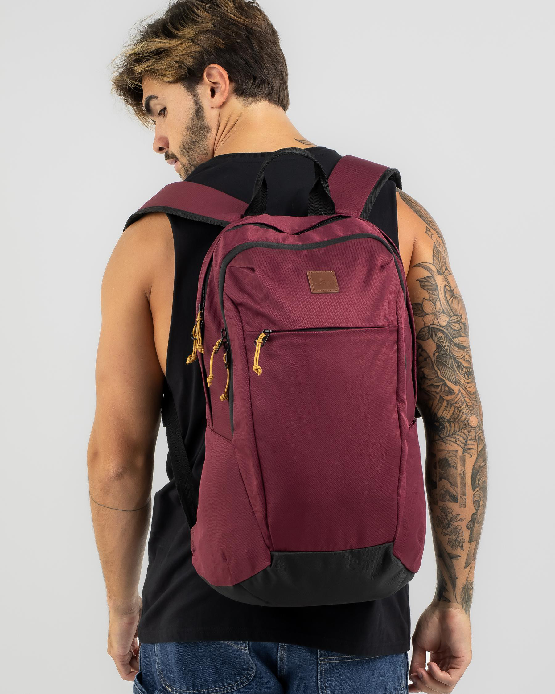 Rip Curl Overtime 30L Overland Backpack In Burgundy - FREE* Shipping ...