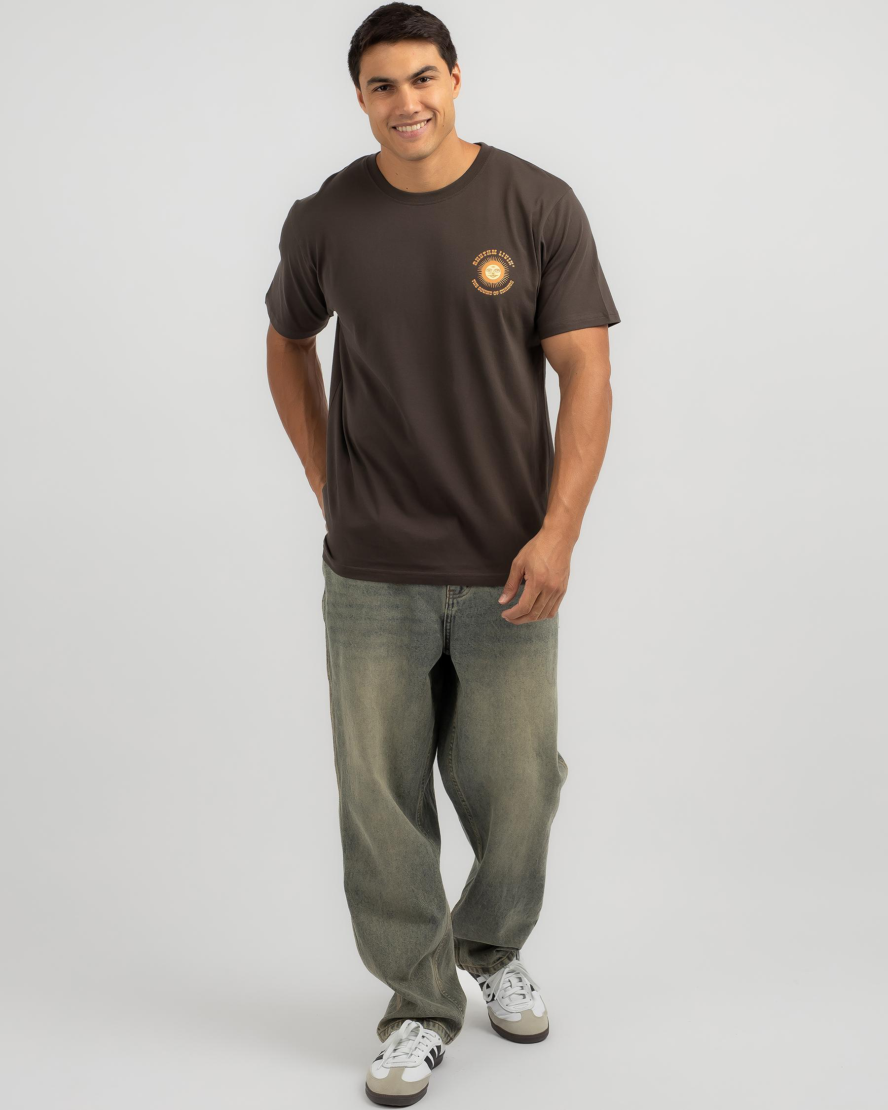 Shop Rhythm Sun Life T-Shirt In Black - Fast Shipping & Easy Returns ...