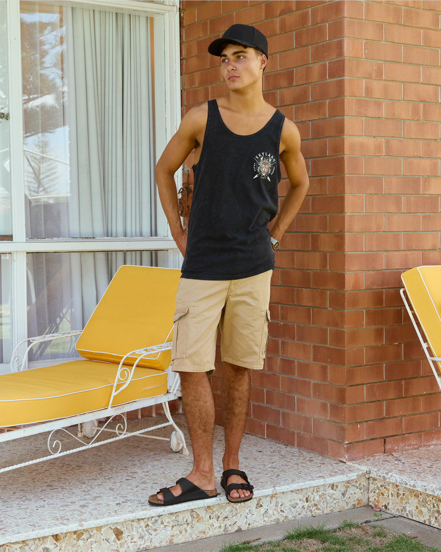 Skylark Samurai Singlet In Navy Acid - FREE* Shipping & Easy Returns ...