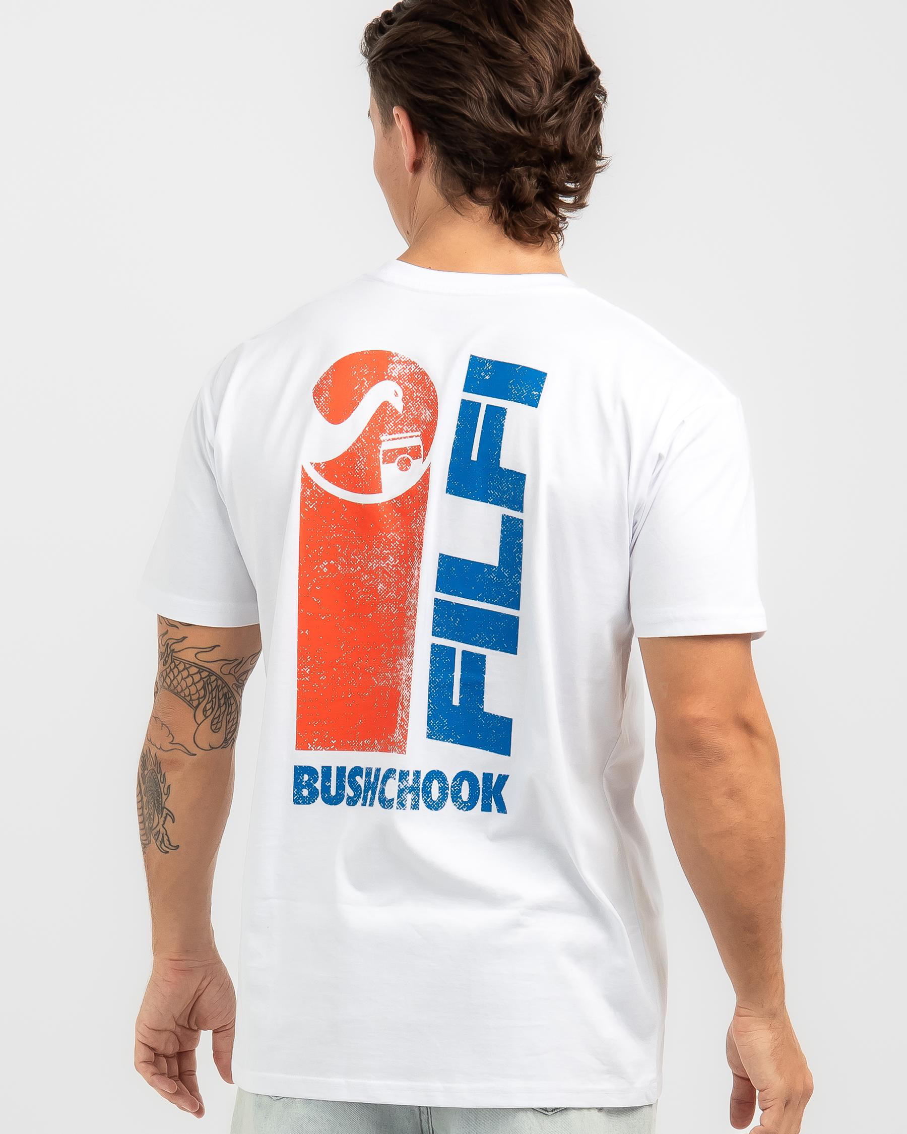 Shop Bush Chook Filfi T-Shirt In White - Fast Shipping & Easy Returns ...