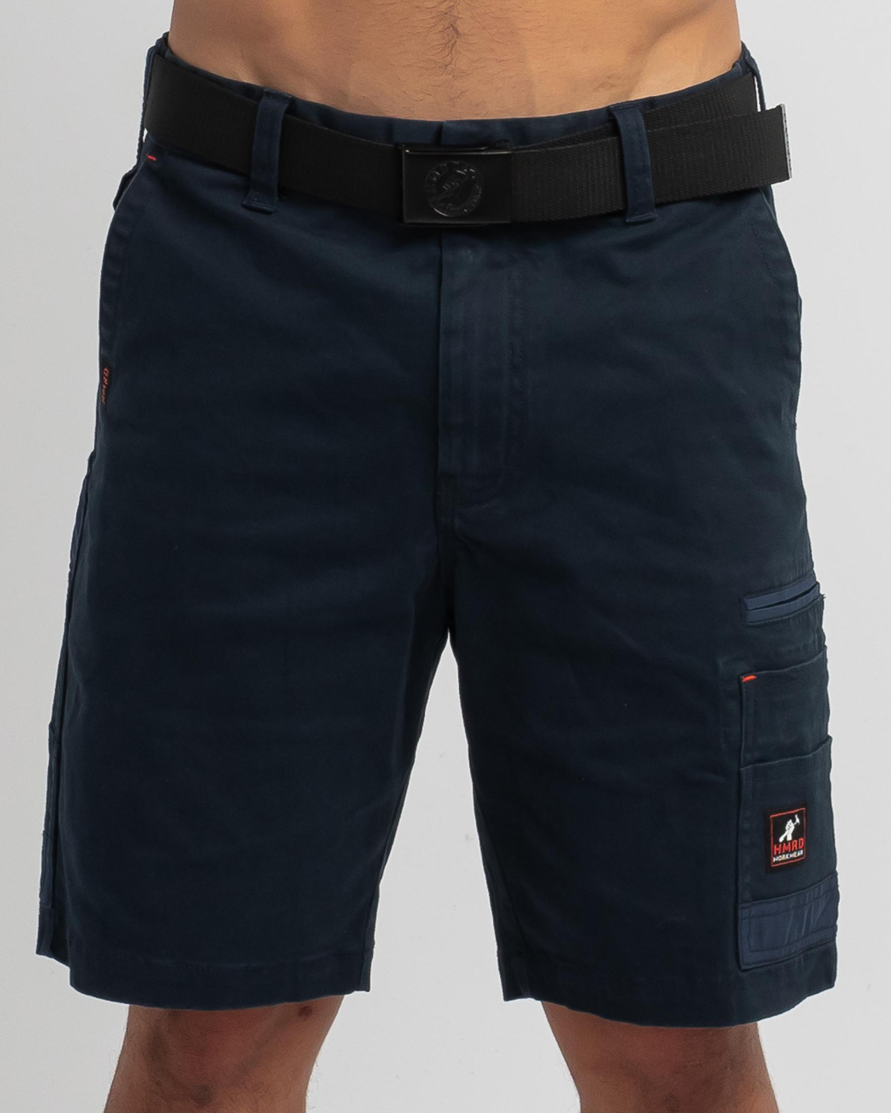 Shop HMRD Forged Walk Shorts In Navy - Fast Shipping & Easy Returns ...