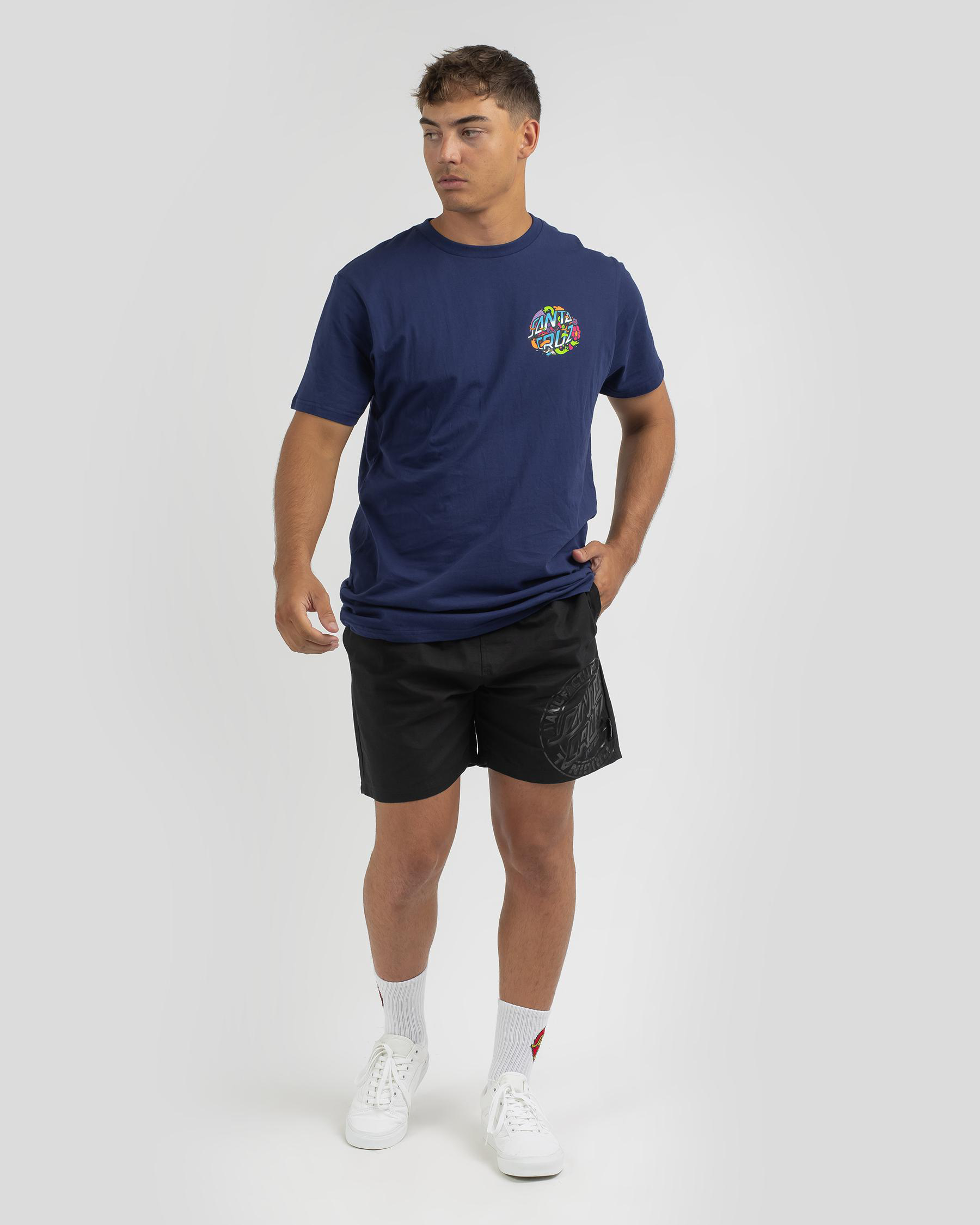 Shop Santa Cruz Britton Shorts In Black - Fast Shipping & Easy Returns ...