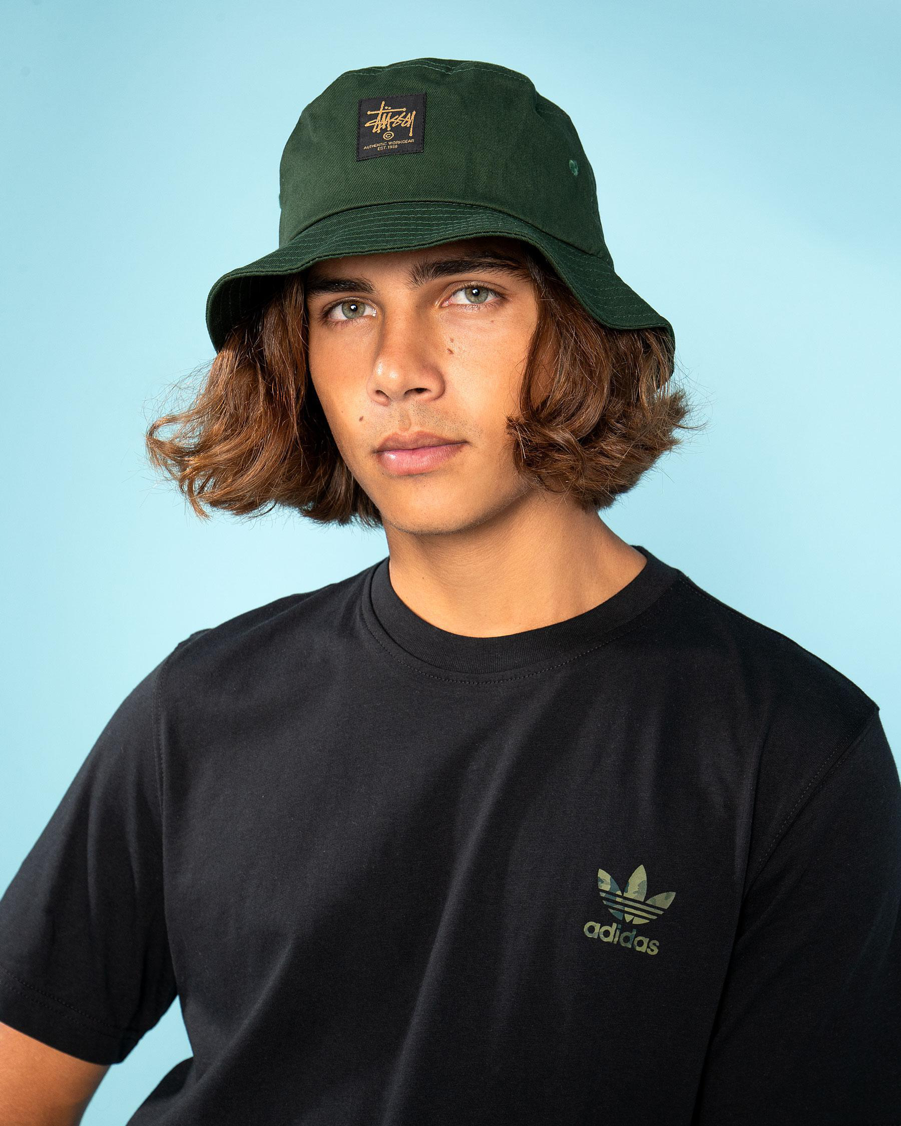 Stussy Workwear Bucket Hat In Flight Green - Fast Shipping & Easy ...