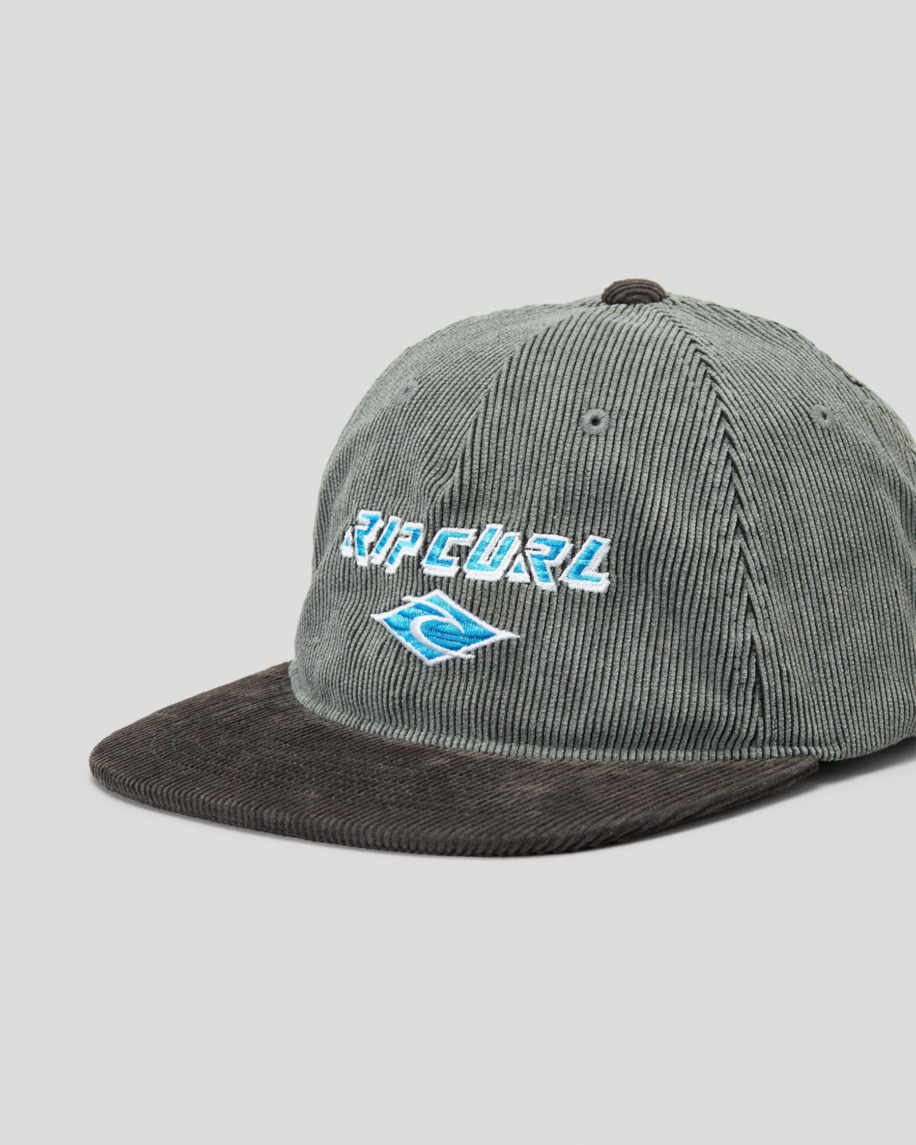 Shop Rip Curl Diamond Adjust Cap In Vintage Black - Fast Shipping ...