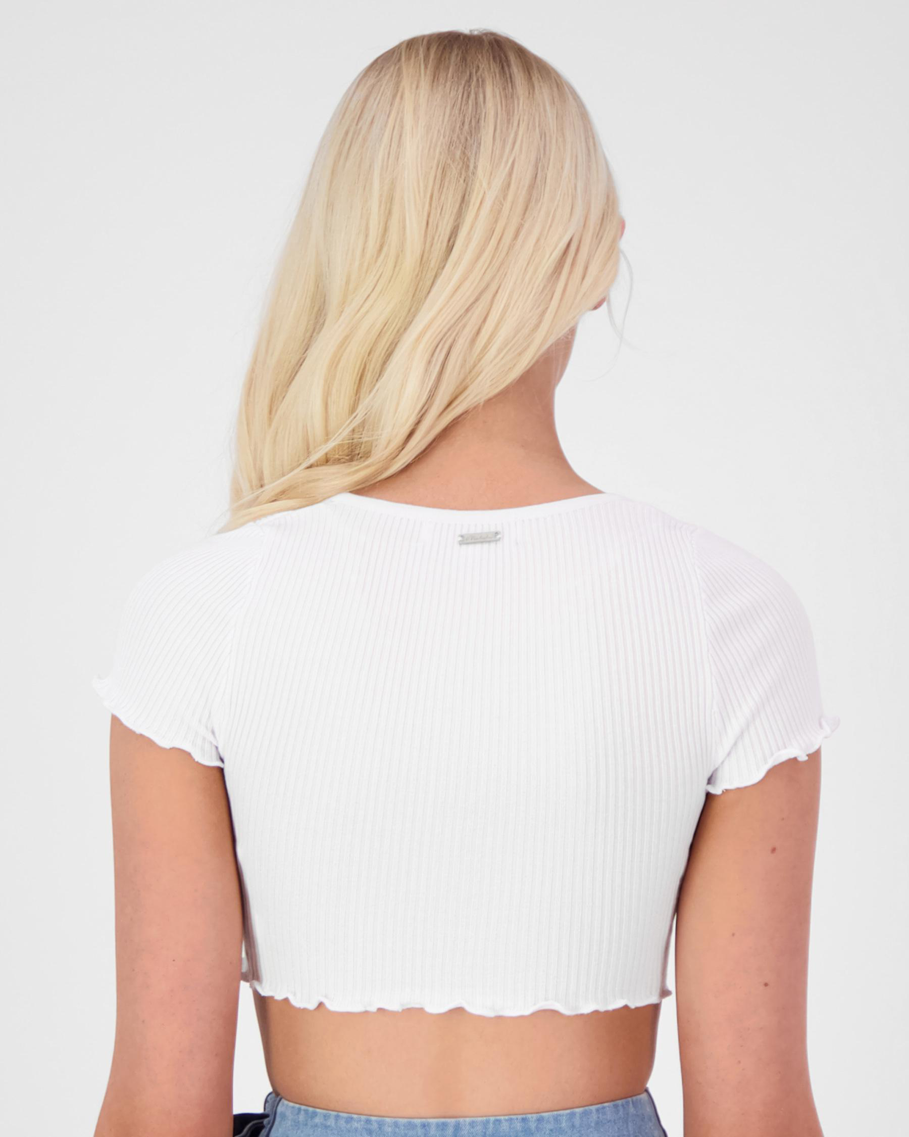 Shop Mooloola Butterfly Knit Top In Off White - Fast Shipping & Easy ...