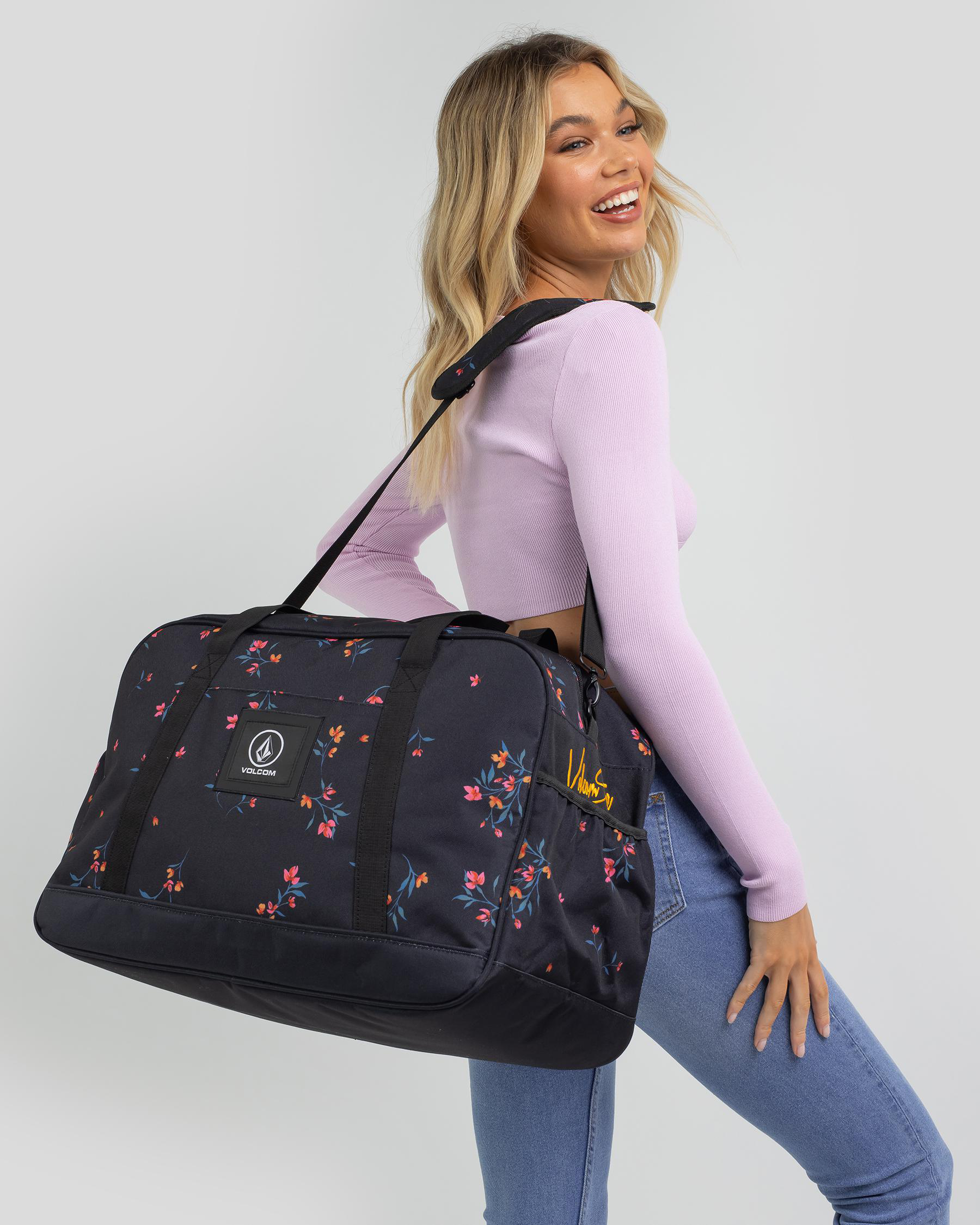 Shop Volcom Patch Attack Travel Bag In Black 2 - Fast Shipping & Easy Returns - City Beach Australia