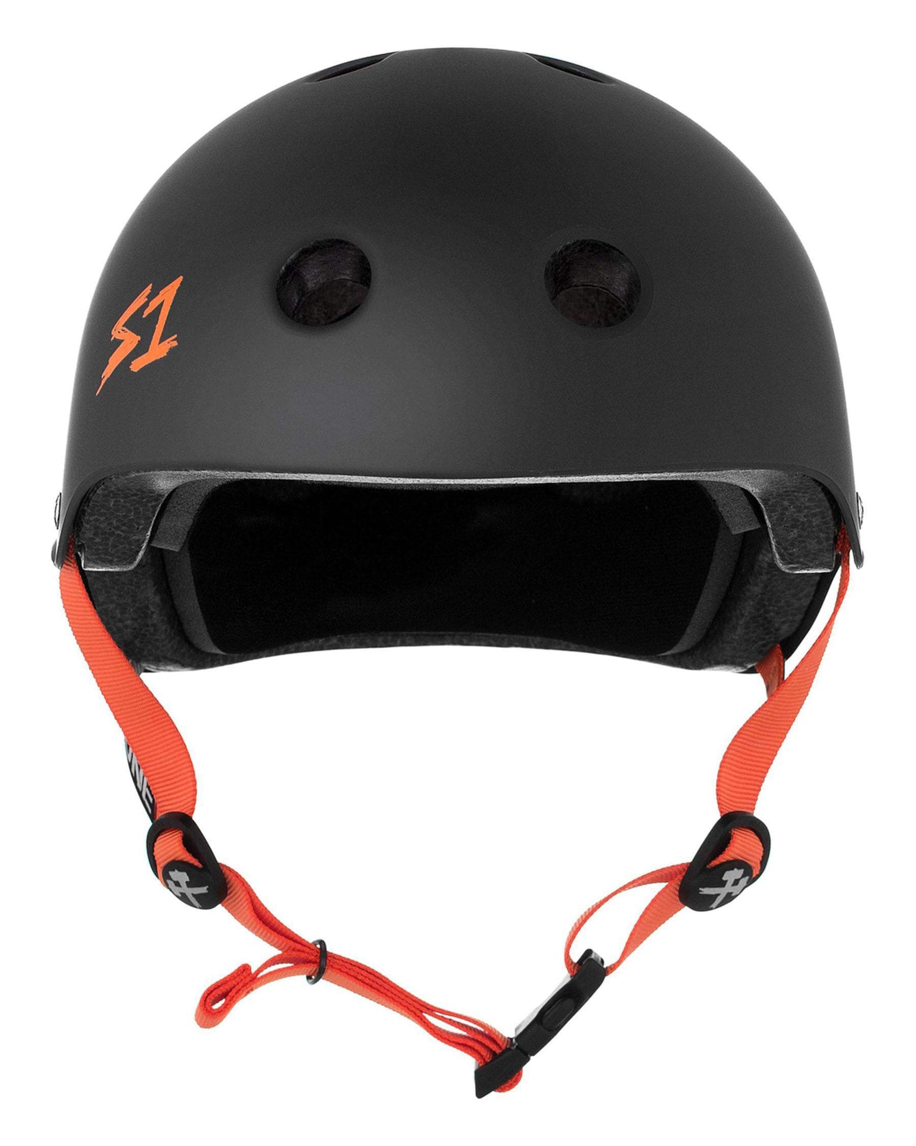 Shop S-one Helmets Lifer Helmet In Black Matte/ Orange - Fast Shipping ...
