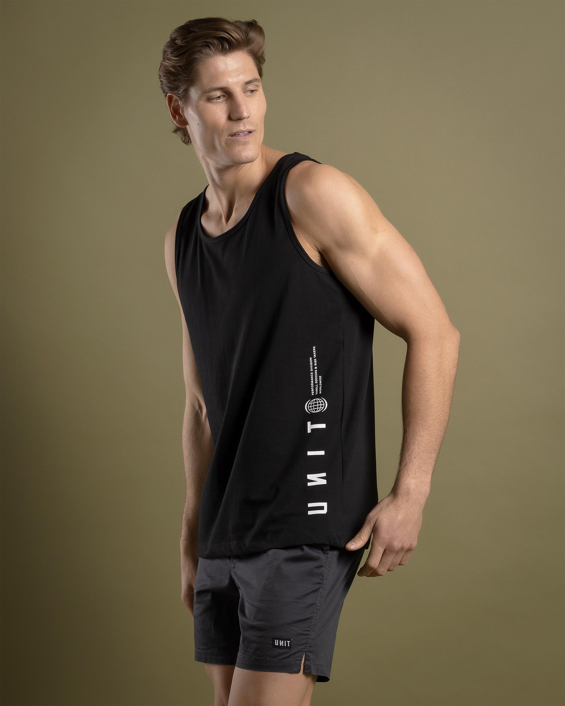Shop Unit Lab Muscle Tank In Black - Fast Shipping & Easy Returns ...