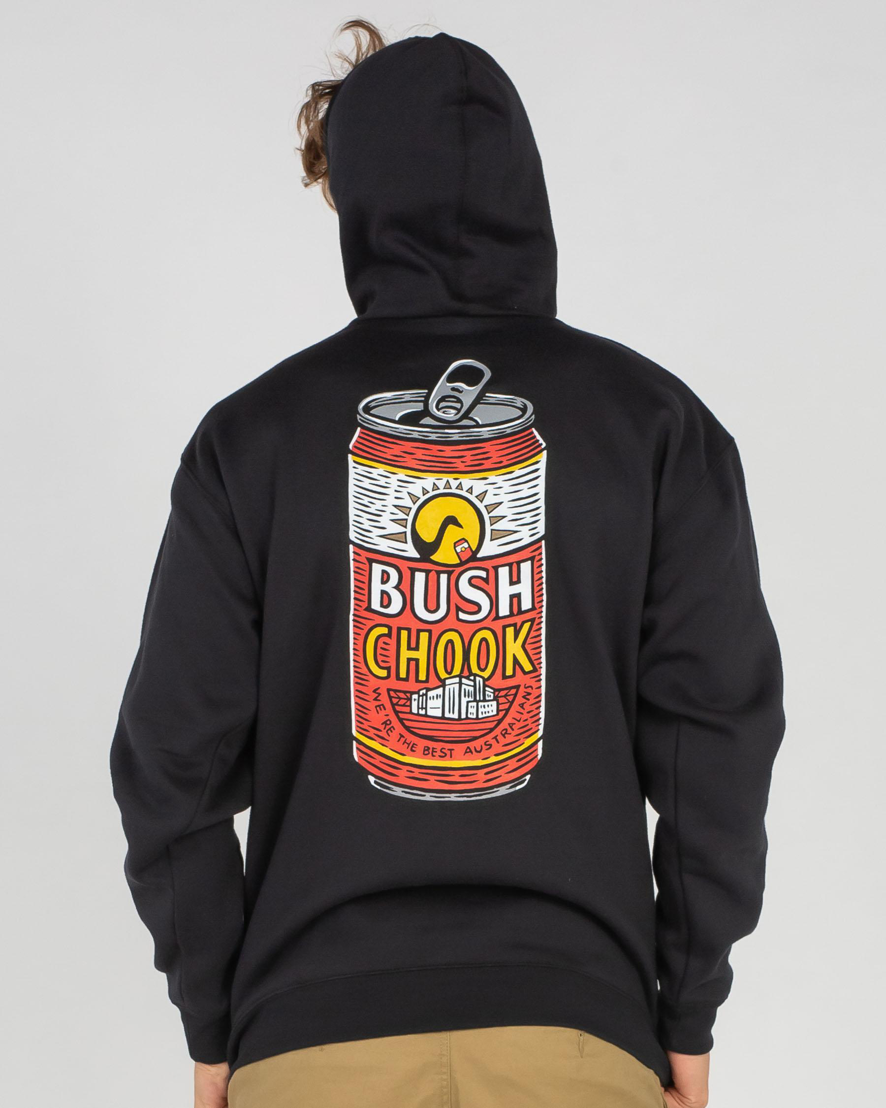 Shop Bush Chook Relief Hoodie In Black - Fast Shipping & Easy Returns ...