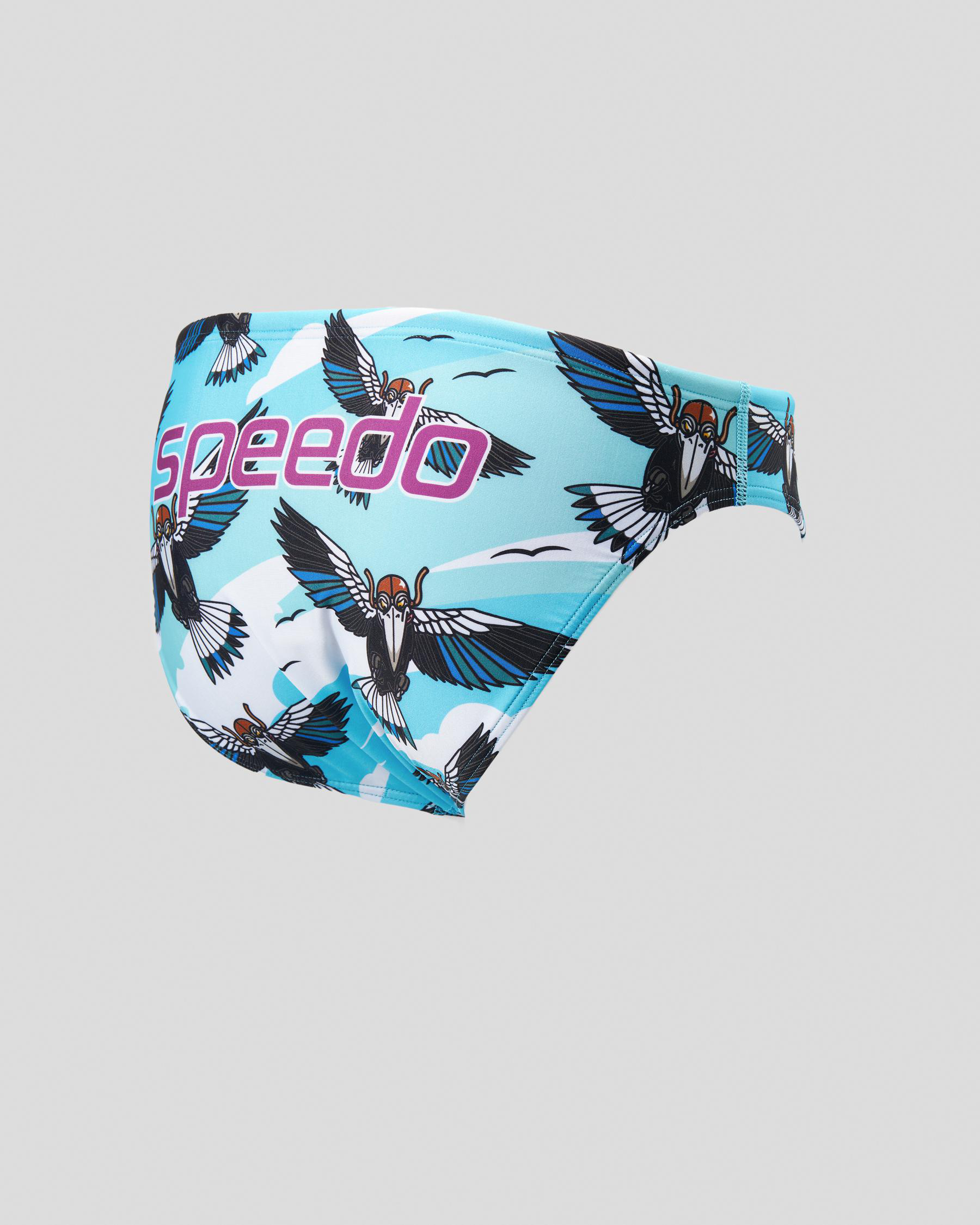 Shop Speedo Swoopy Bois Swim Briefs In Blue - Fast Shipping & Easy ...