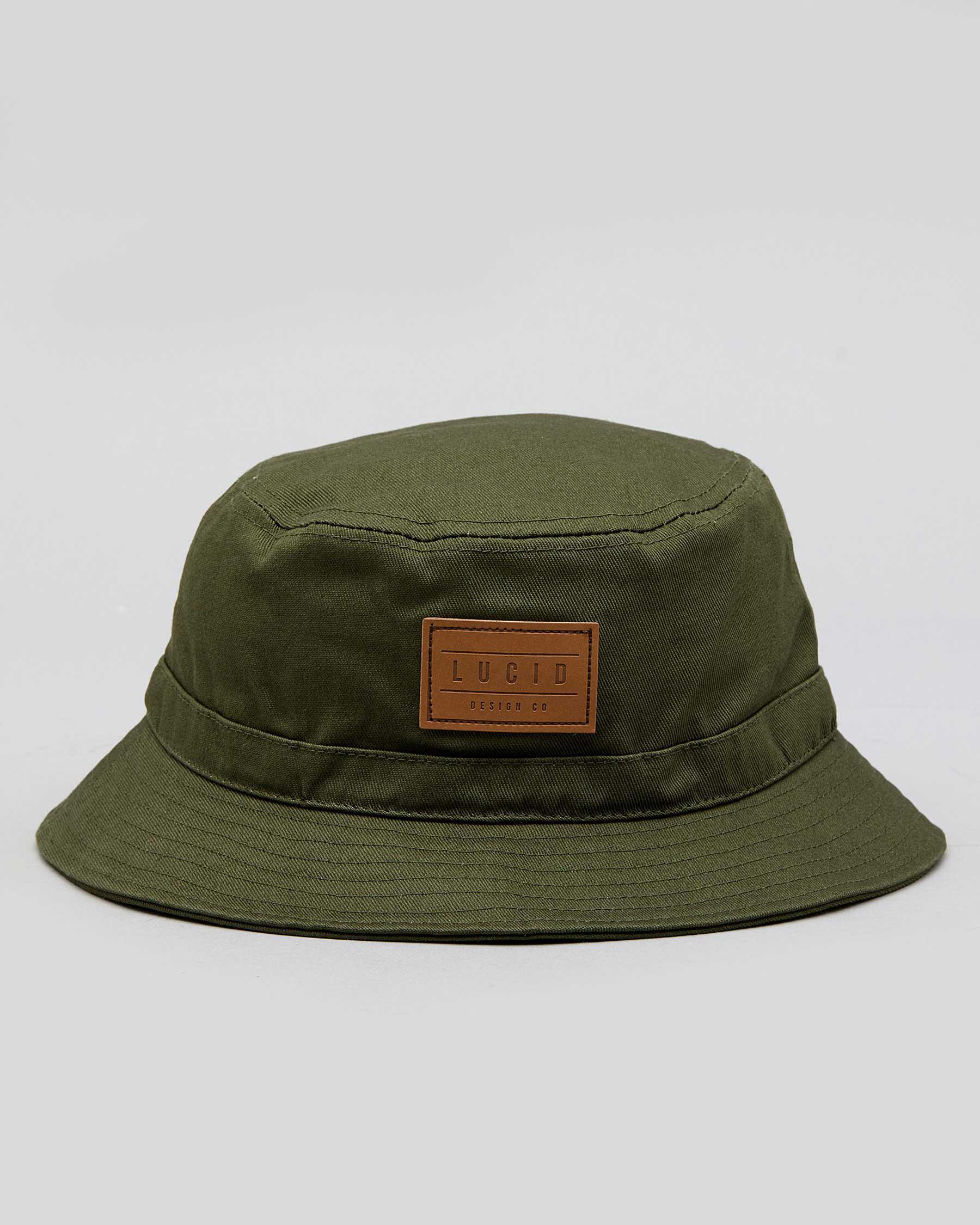 Lucid Escape Bucket Hat In Olive - FREE* Shipping & Easy Returns - City ...