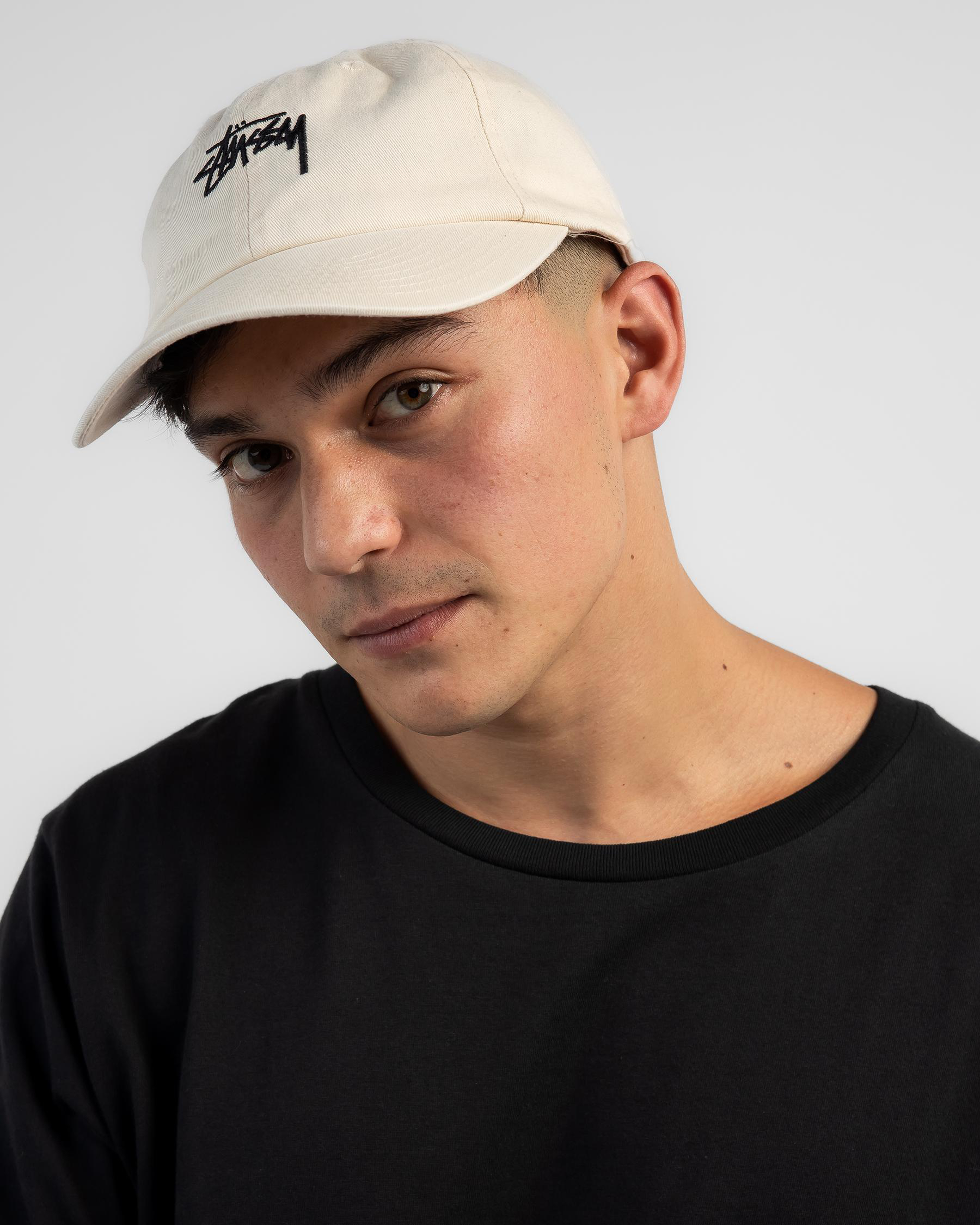 Shop Stussy Stock Low Pro Cap In Oatmeal - Fast Shipping & Easy Returns ...