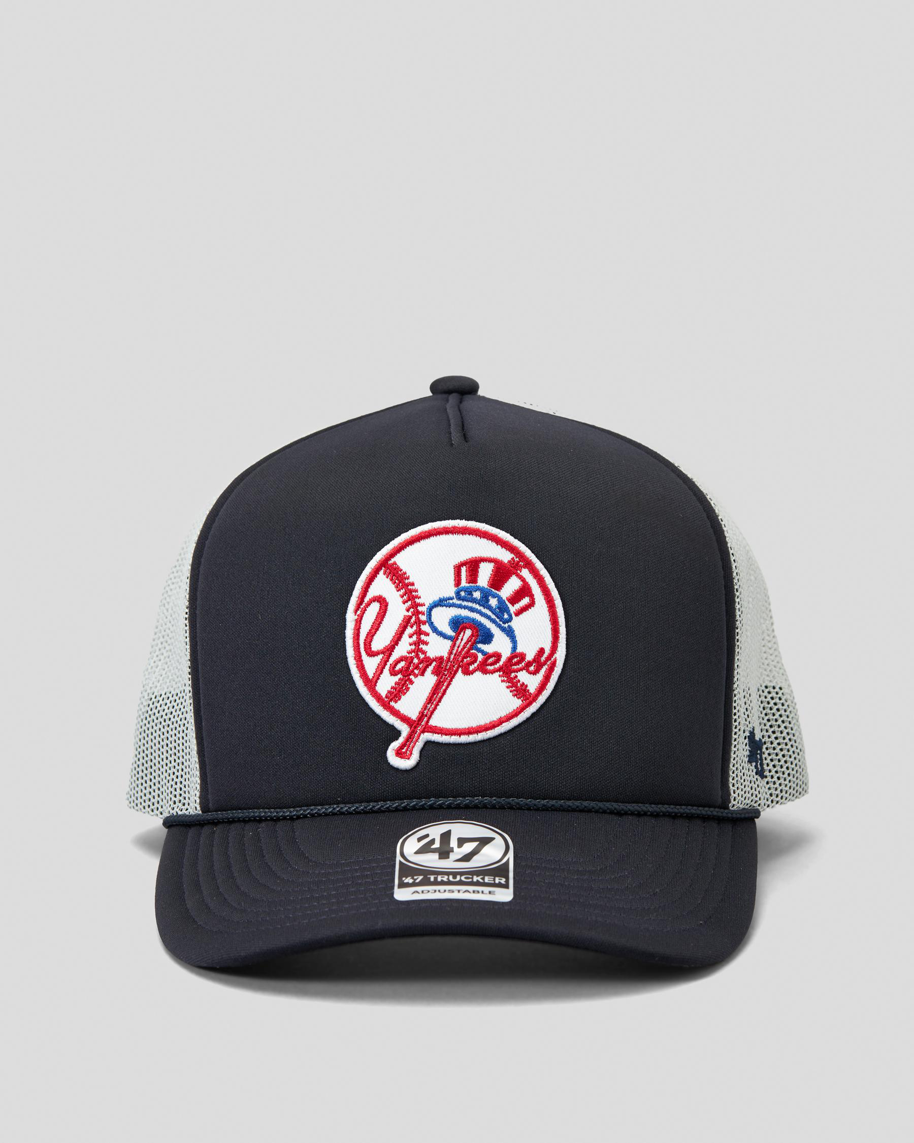 Shop Forty Seven New York Yankees Cooperstown Patch 47 Trucker Cap In ...