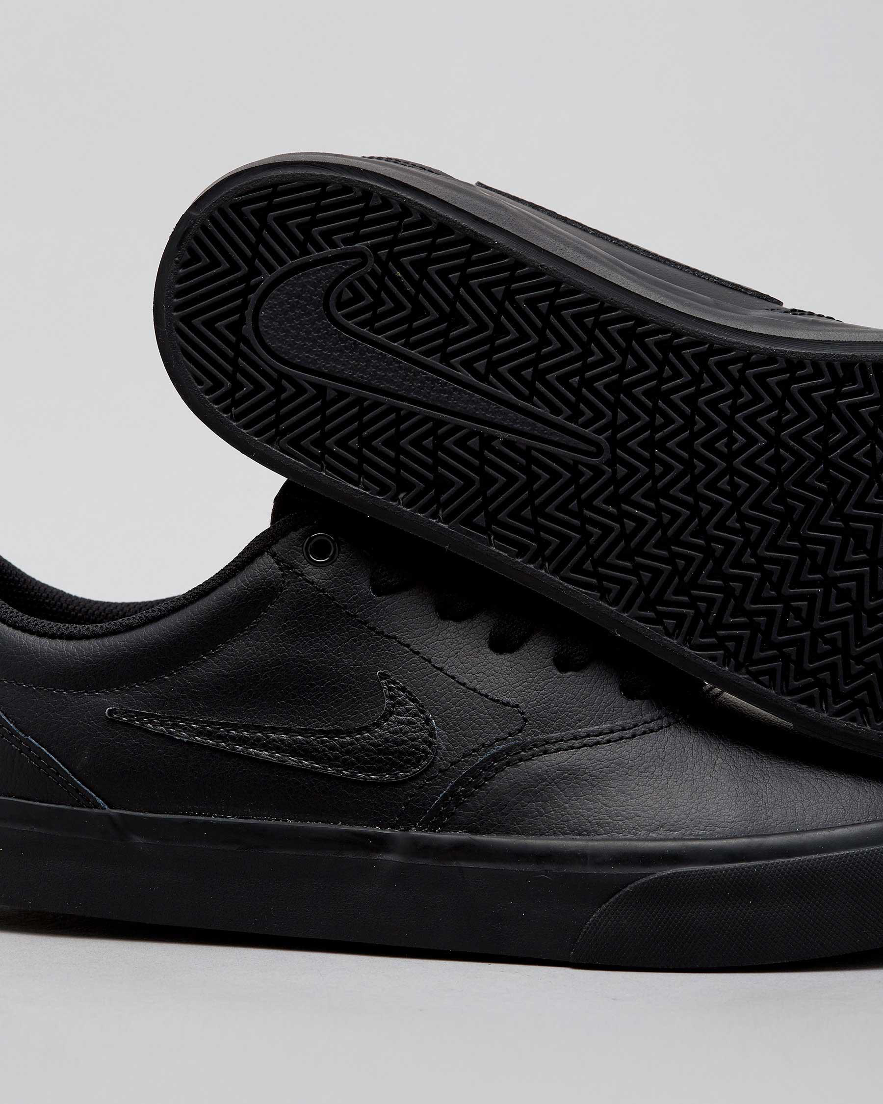 Shop Nike Charge Premium Shoes In Black/black-black - Fast Shipping ...