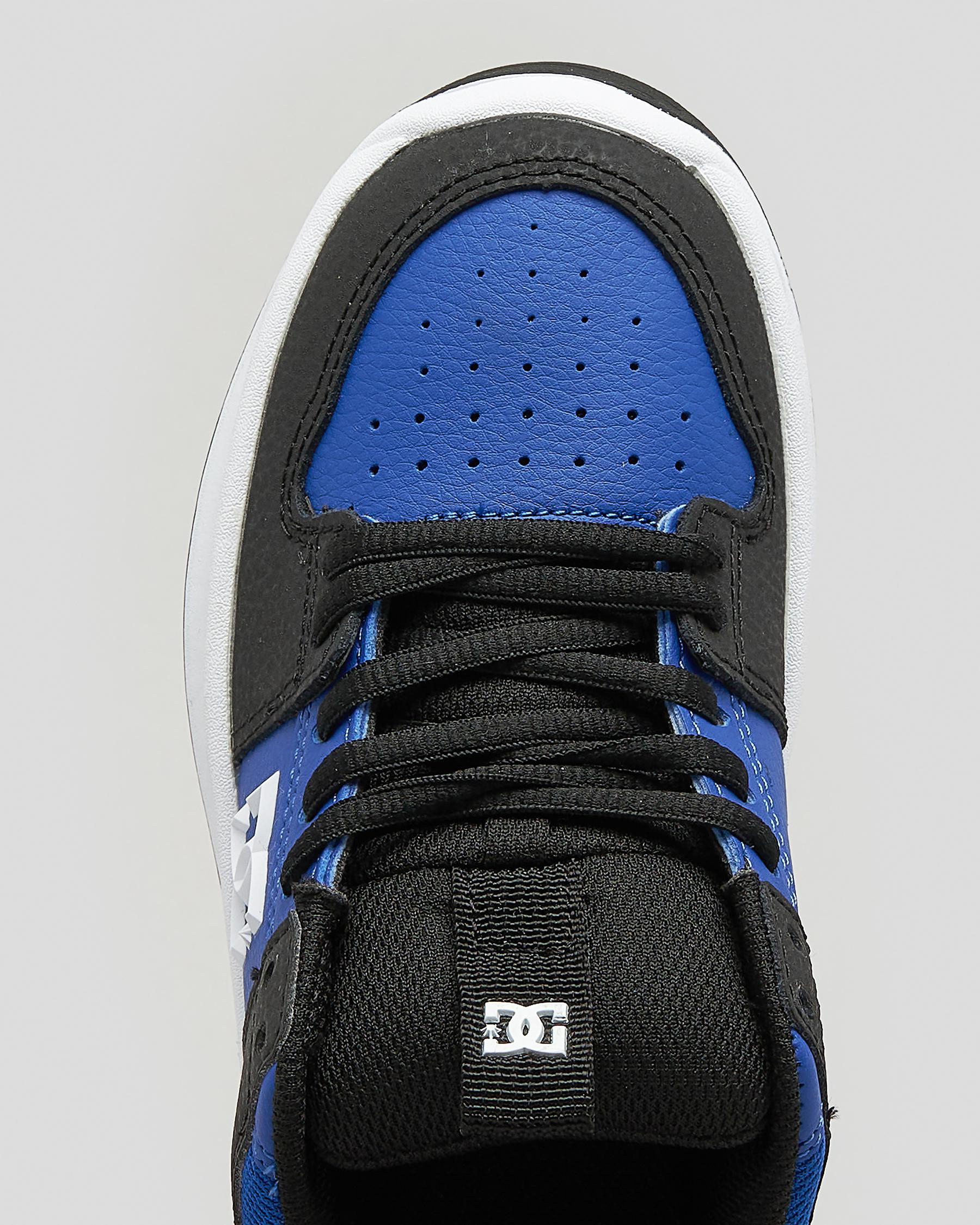 Shop DC Shoes Junior Boys' Lynx Zero Shoes In Black/royal - Fast ...