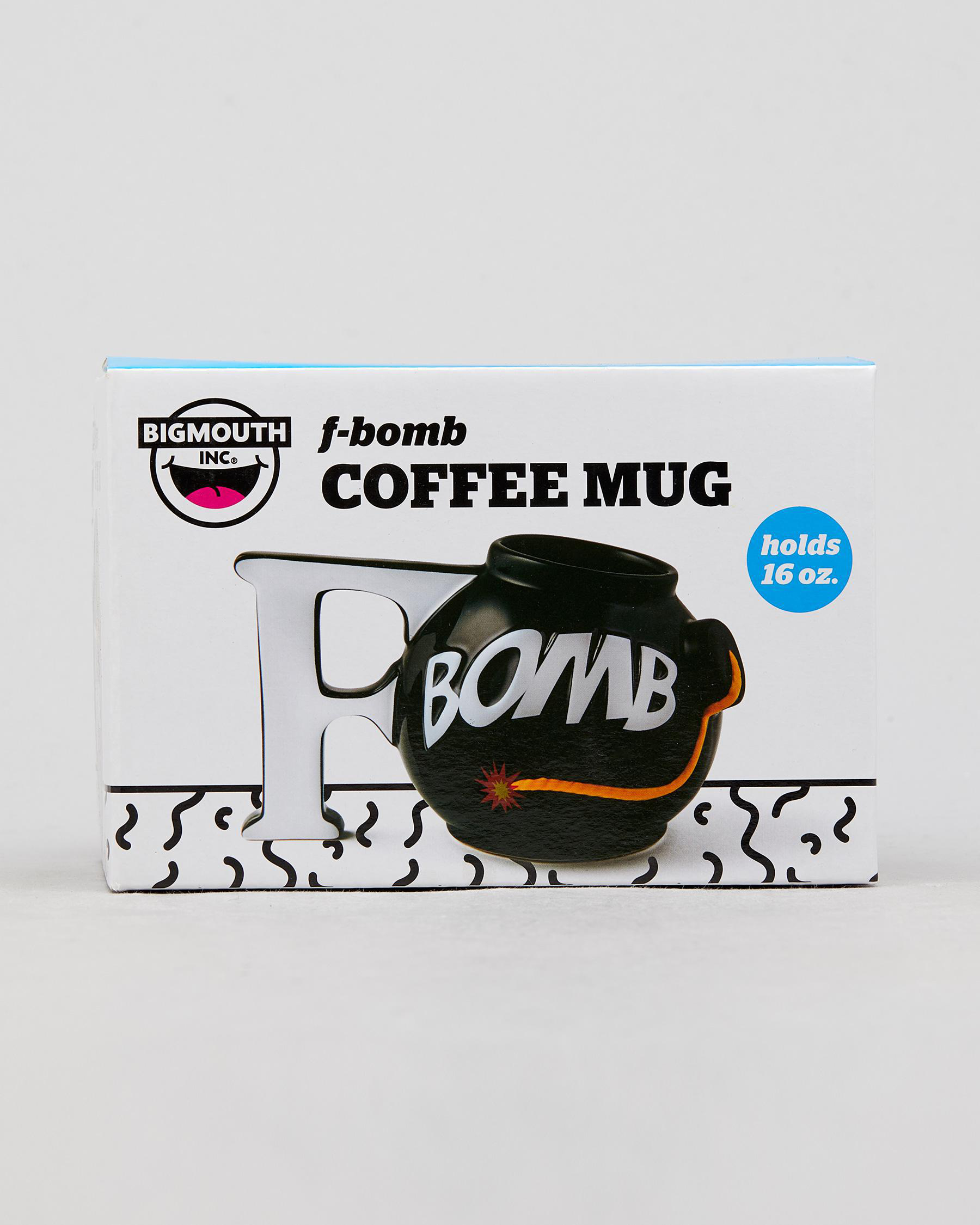 Shop William Valentine Collection Big Mouth F-Bomb Coffee Mug In Multi ...