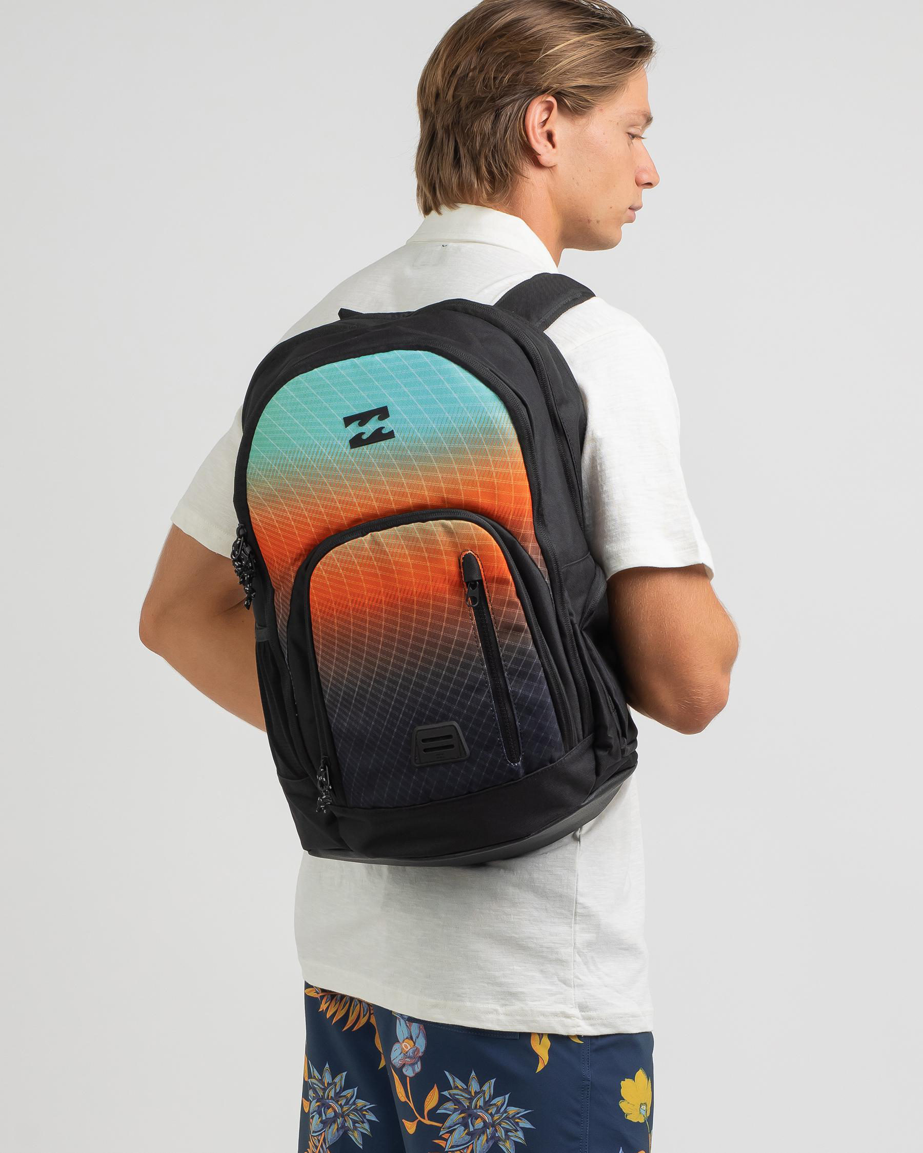 Shop Billabong Command BTS Backpack In Orange Fade - Fast Shipping ...