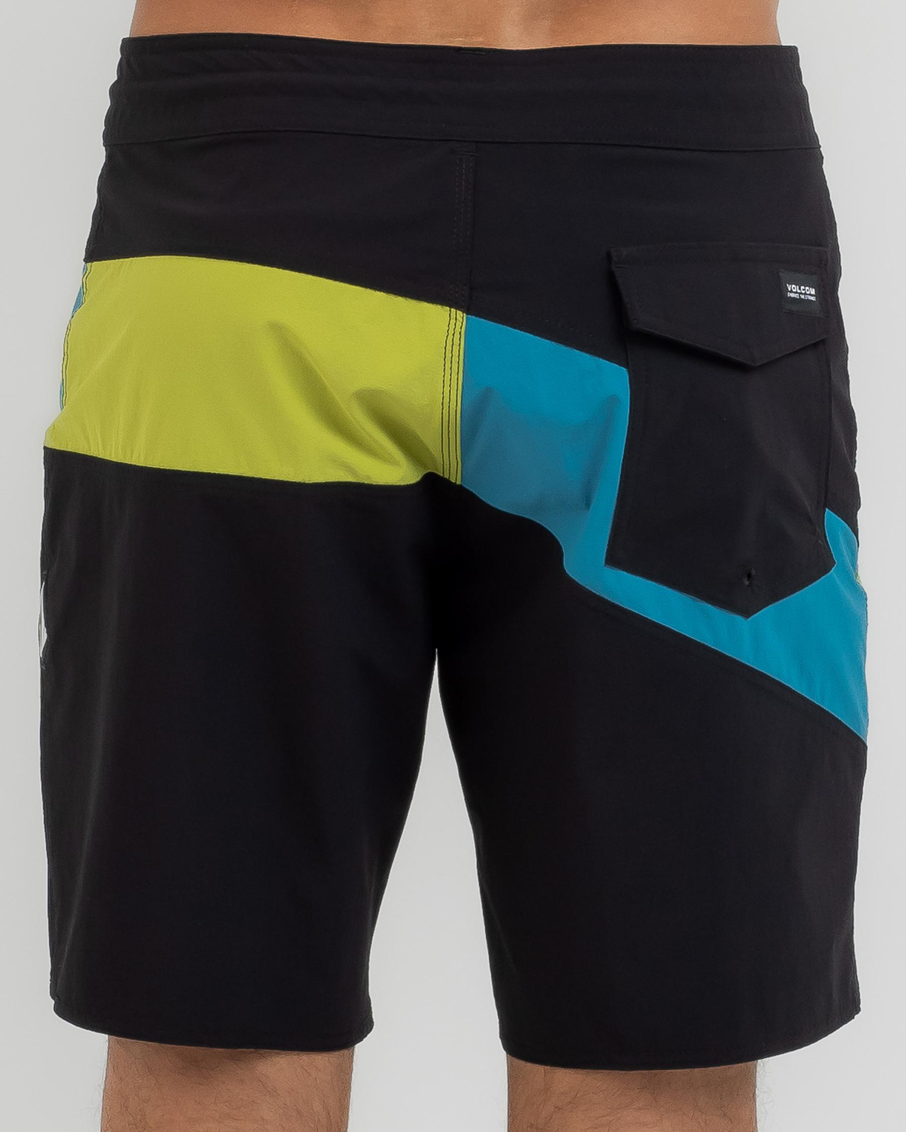 Shop Volcom Channel Liberator Board Shorts In Black - Fast Shipping ...