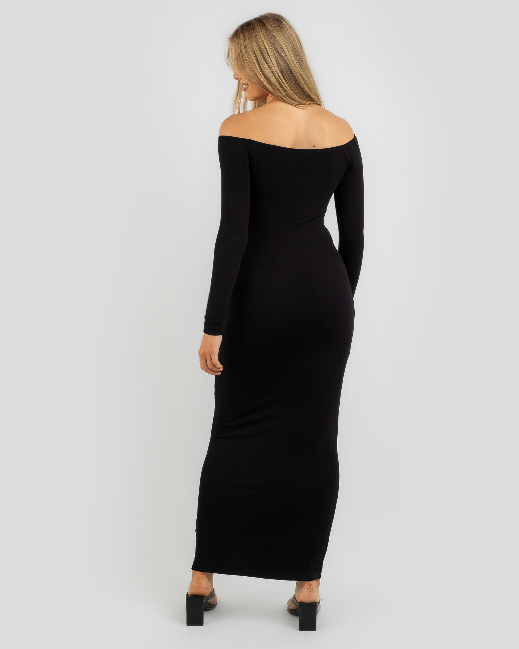 Shop Thanne Maggie Maxi dress In Black - Fast Shipping & Easy Returns ...