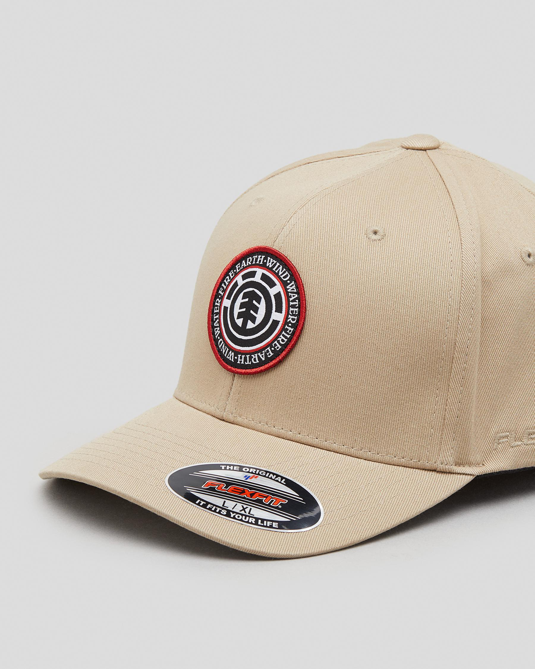 Shop Element Seal Flexfit Cap In Khaki - Fast Shipping & Easy Returns ...