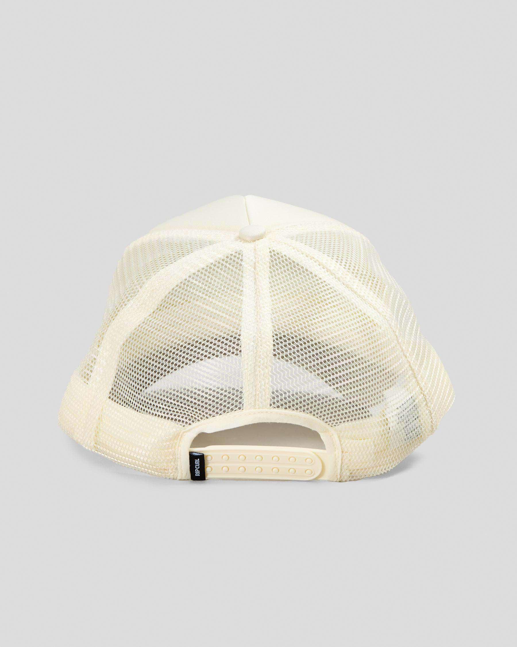 Rip Curl Surf Puff Trucker Cap In Natural - FREE* Shipping & Easy ...
