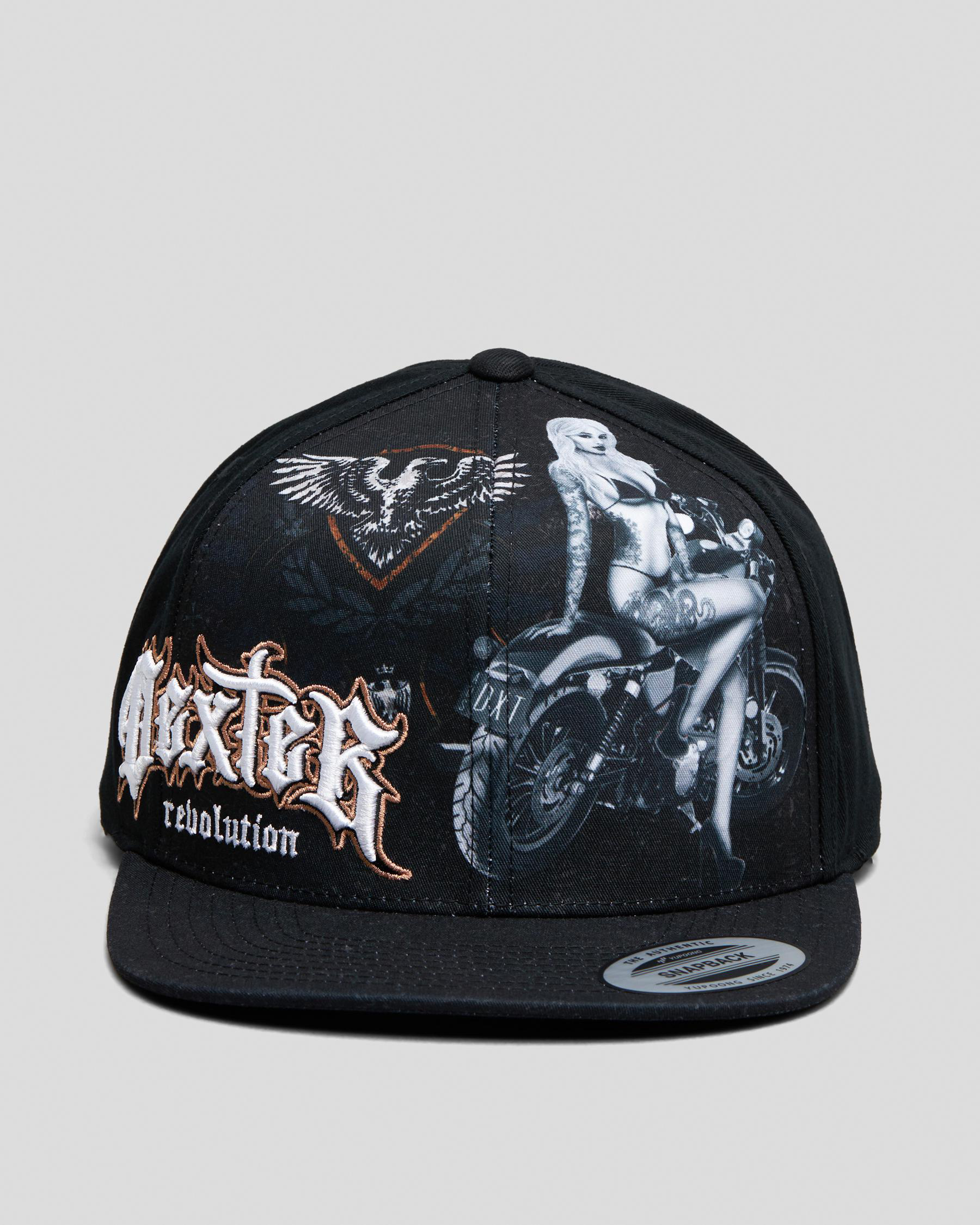 Shop Dexter Uncontrolled Snapback Cap In Black - Fast Shipping & Easy ...